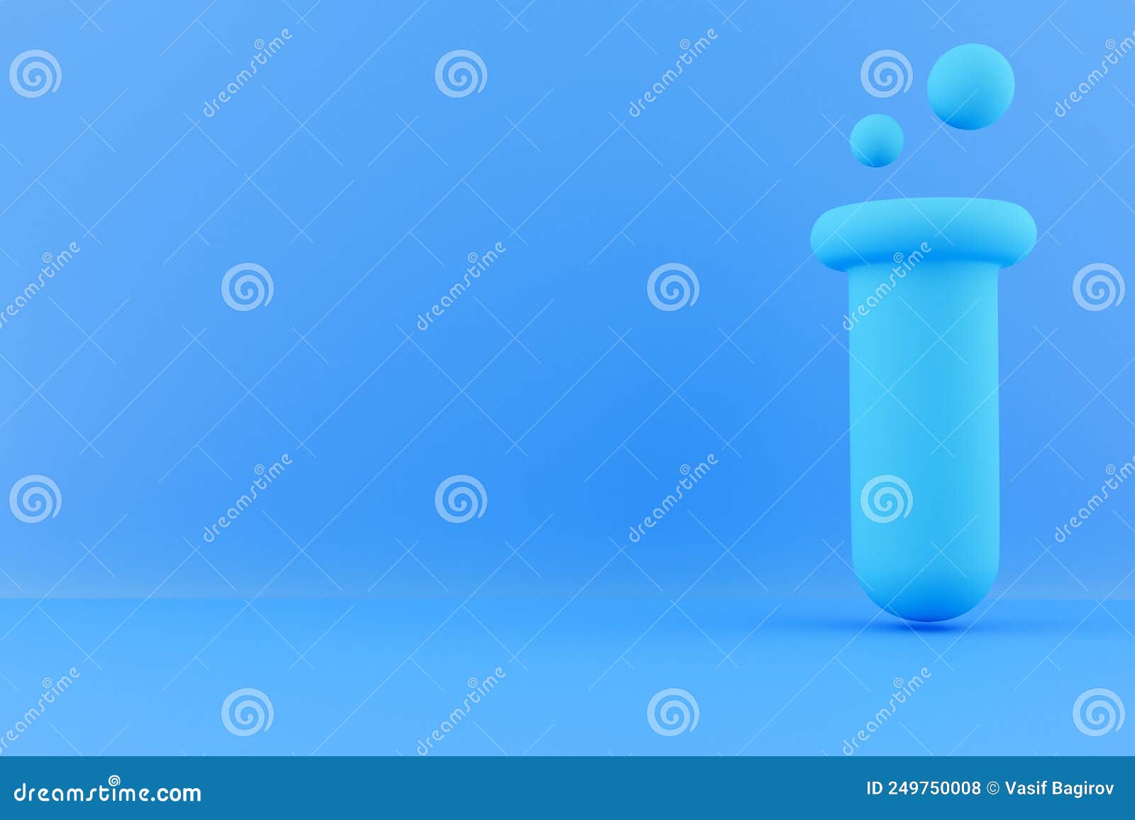 3d Render Medical Tube. 3d Rendering Medical Tube Stock Illustration ...