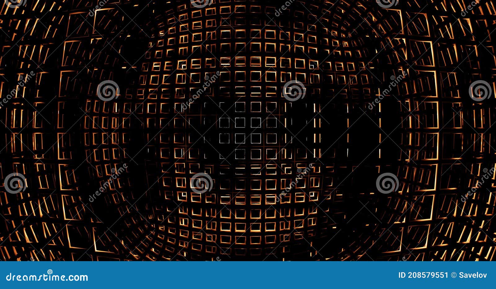 Render with Mesh with Brown Light and Shadows Stock Illustration ...