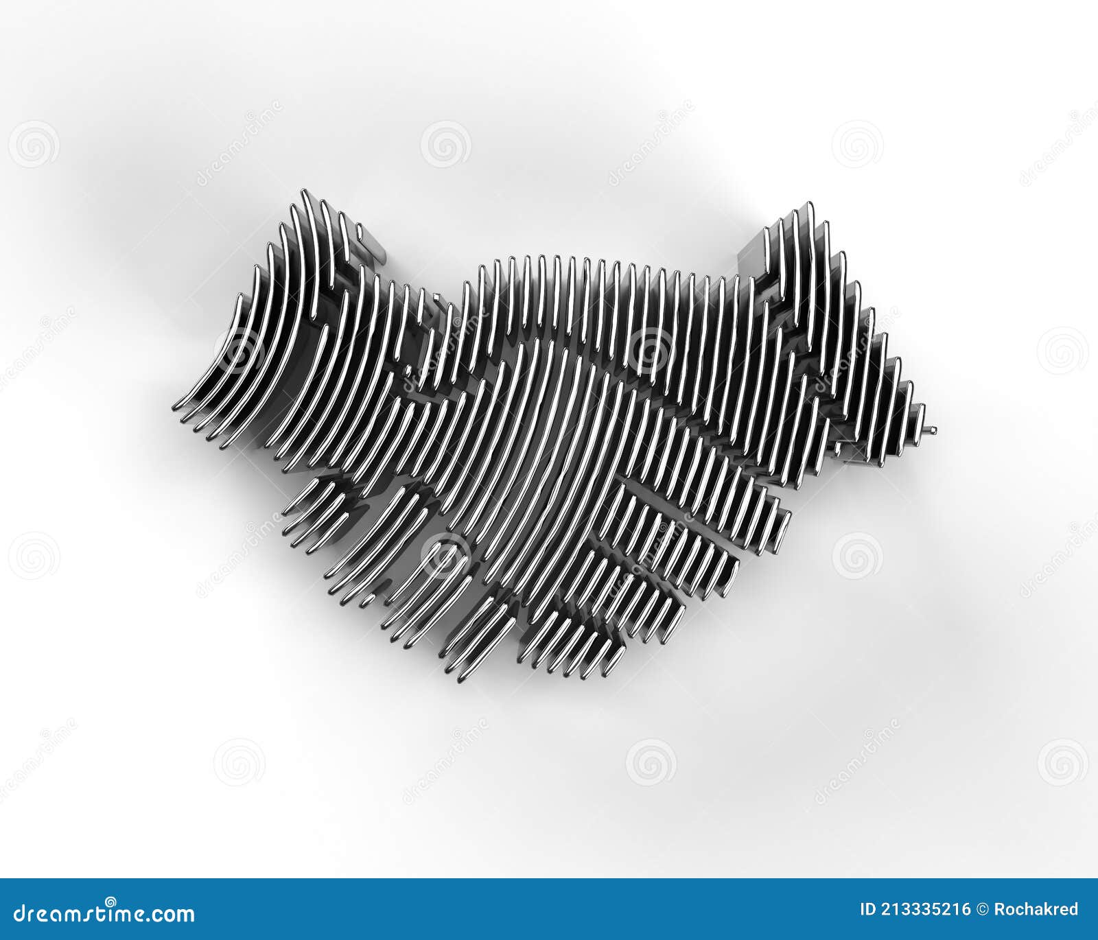 3d Render Of Metal Pipes Stacked In A Pyramid Isolated On A White ...