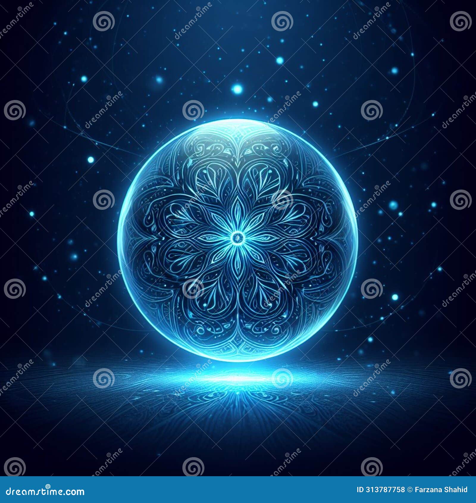 3d Render Metal Isolated Sphere. Stock Illustration - Illustration of ...