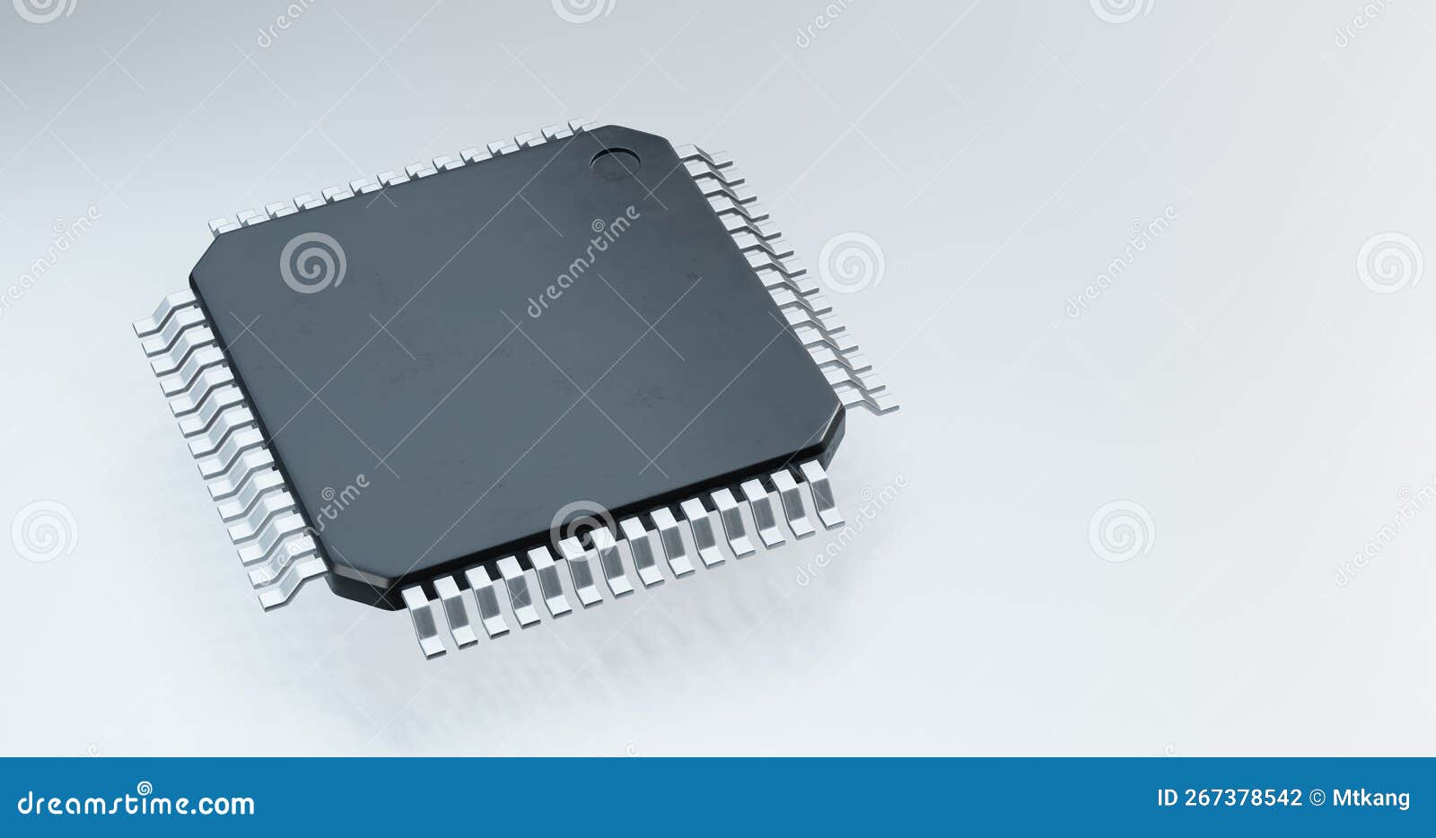 3d Render of Microchip or Semiconductor Chip with Countries Flag for ...