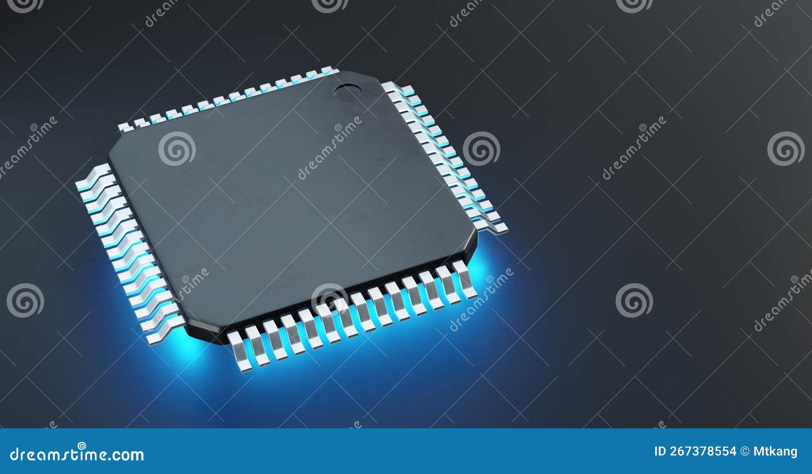 3d Render of Microchip or Semiconductor Chip with Countries Flag for ...