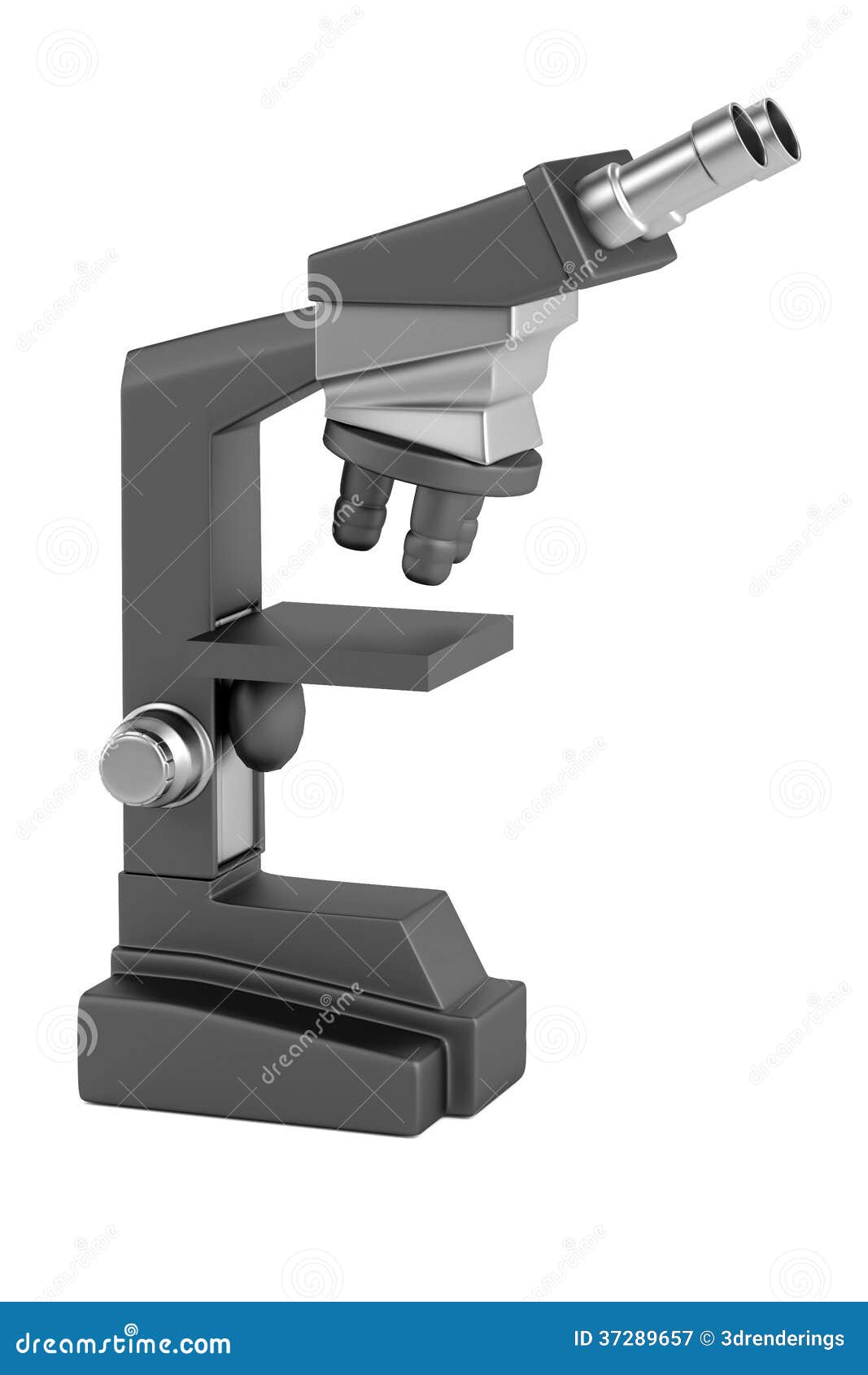 3d render of microscope stock illustration. Illustration of cartoon ...
