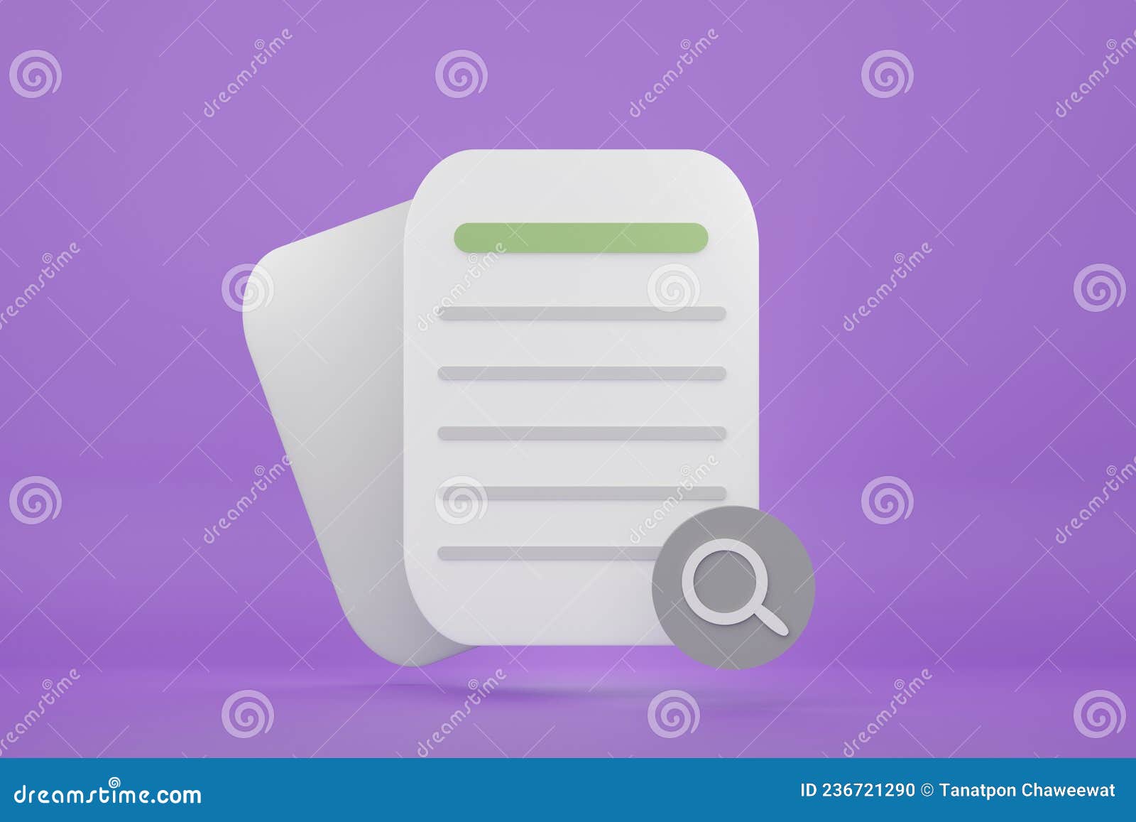 3d Render Of Minimal Checklist Detail Or Notebook With Empty Checkbox ...