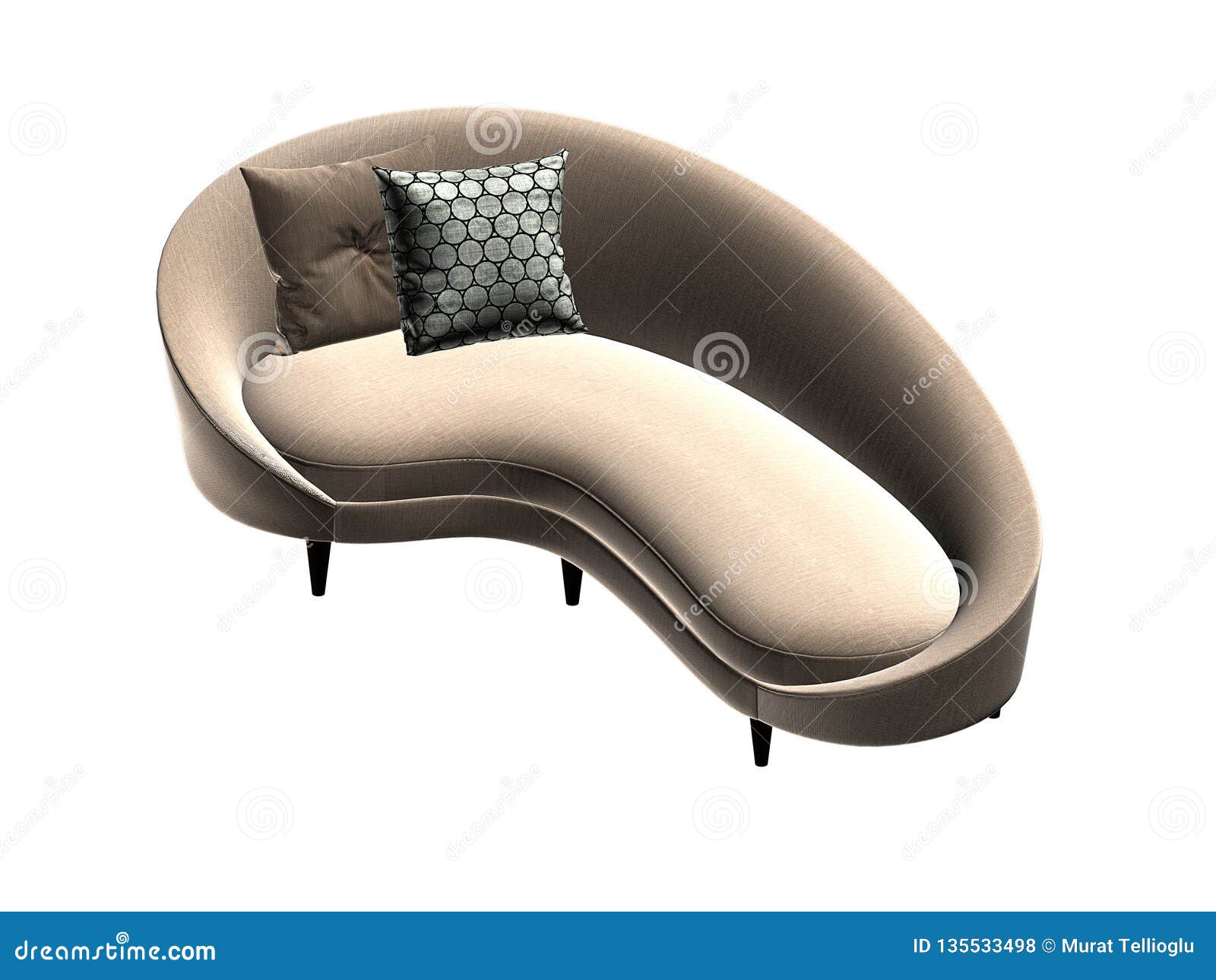 3d render of modern sofa stock illustration. Illustration of decor ...