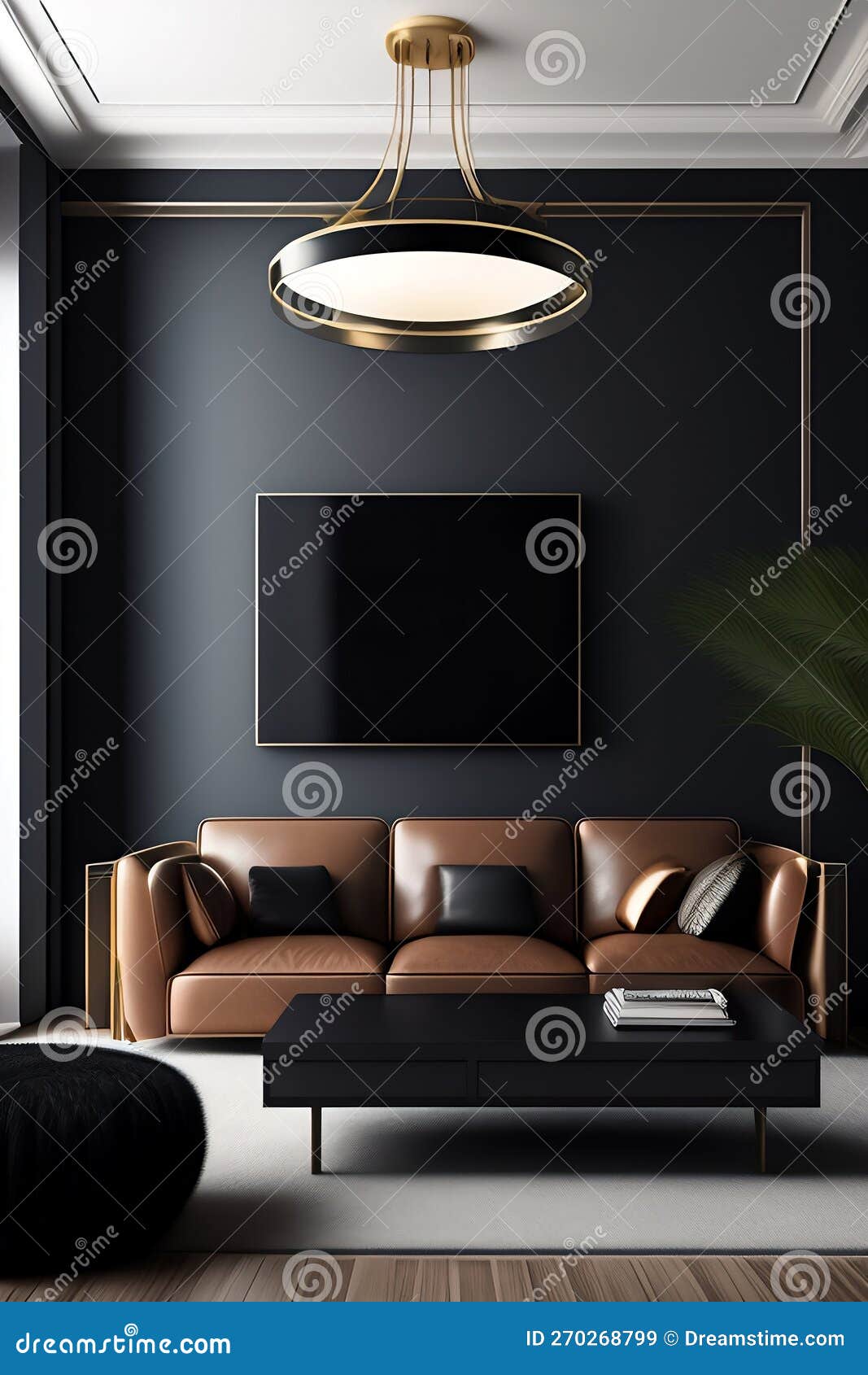 3D Render of a Modern and Luxurious Living Room Interior - Digital Art ...