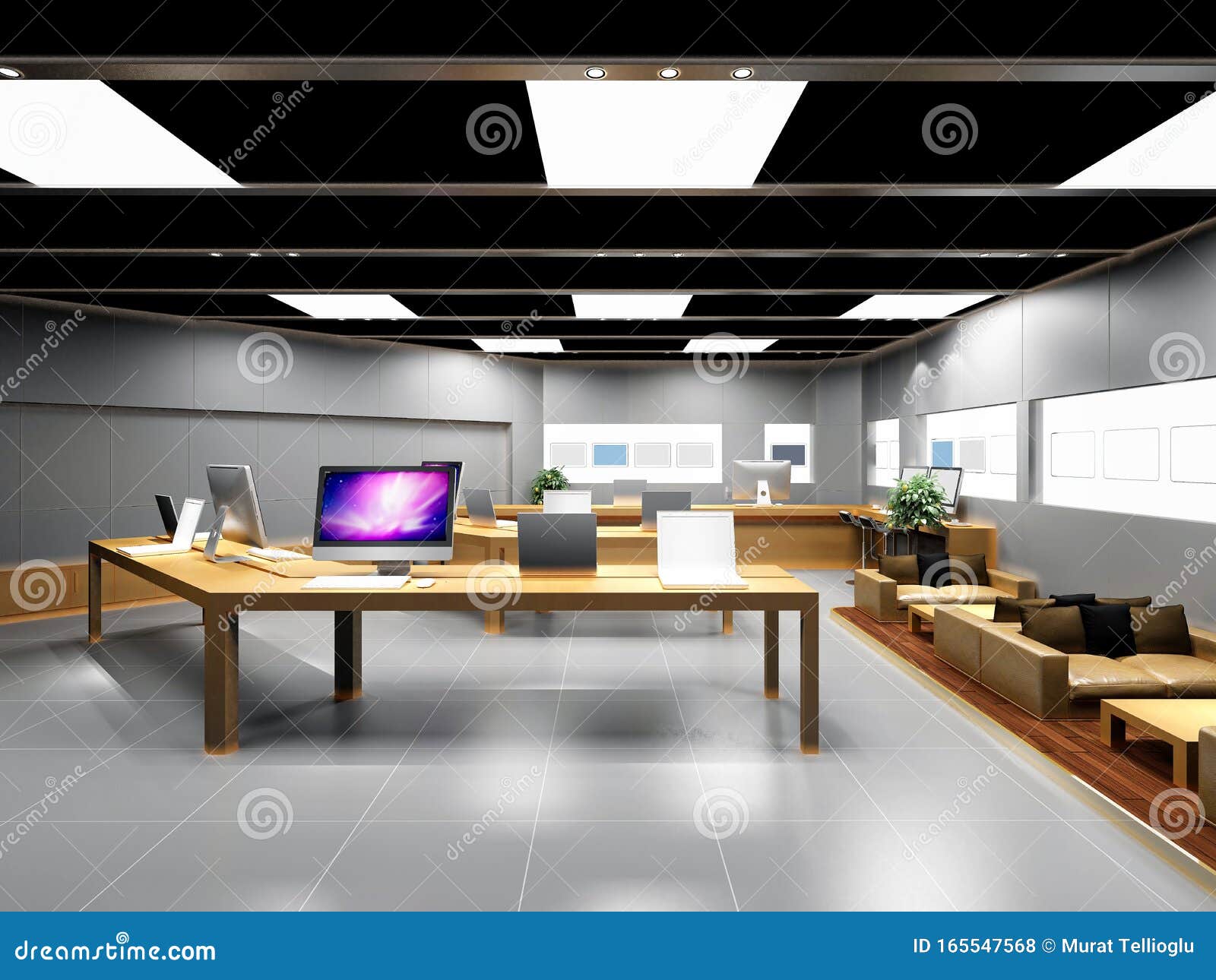 3d render of computer shop stock illustration. Illustration of ... 3d render of computer shop stock illustration. Illustration of ...
