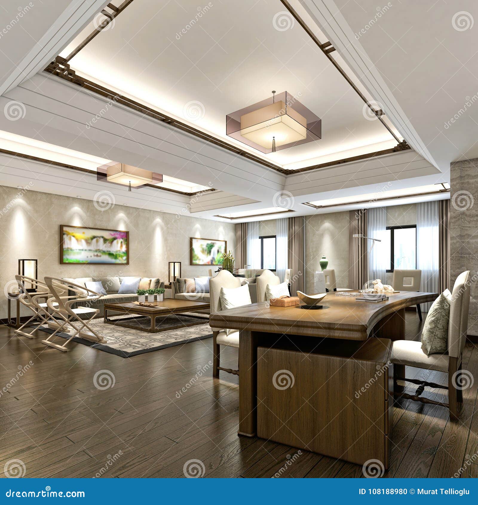 Modern Working Room Concept, Modern Home Office Ideas Royalty-Free ...