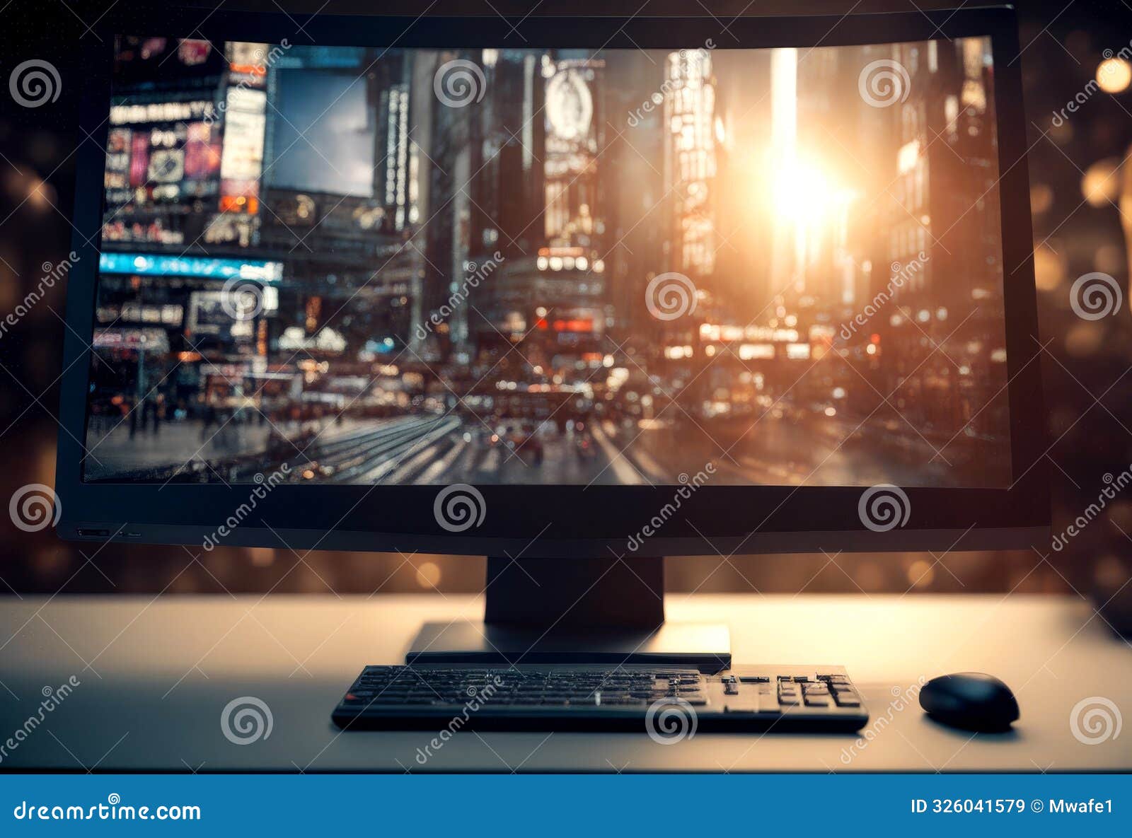 3d render monitor lcd stock illustration. Illustration of light - 326041579
