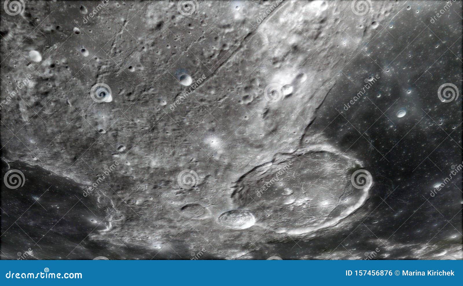 3d Render, Moon High Resolution Image, 4k In Outer Space, Surface. High ...