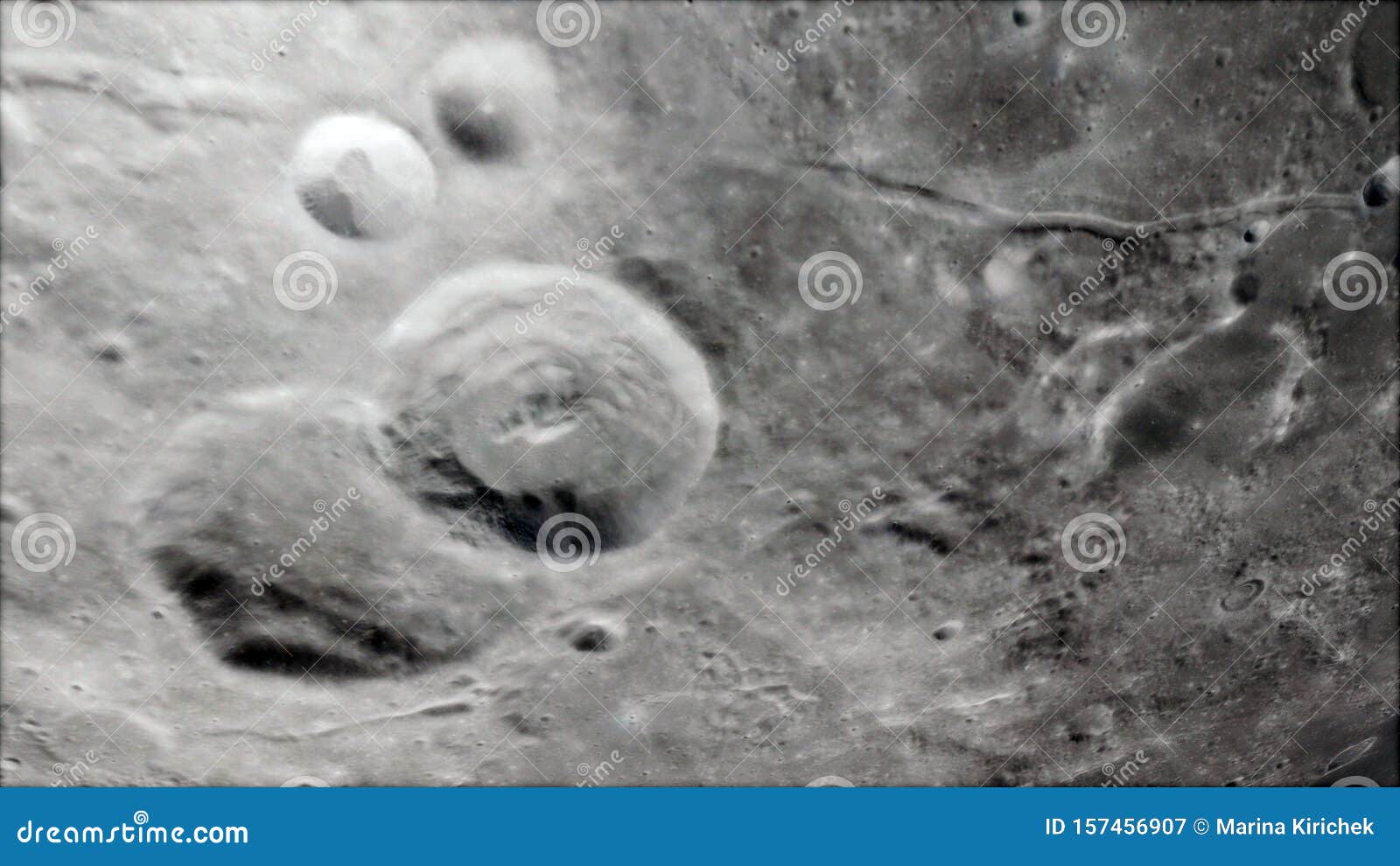 3d Render, Moon High Resolution Image, 4k in Outer Space, Surface. High ...