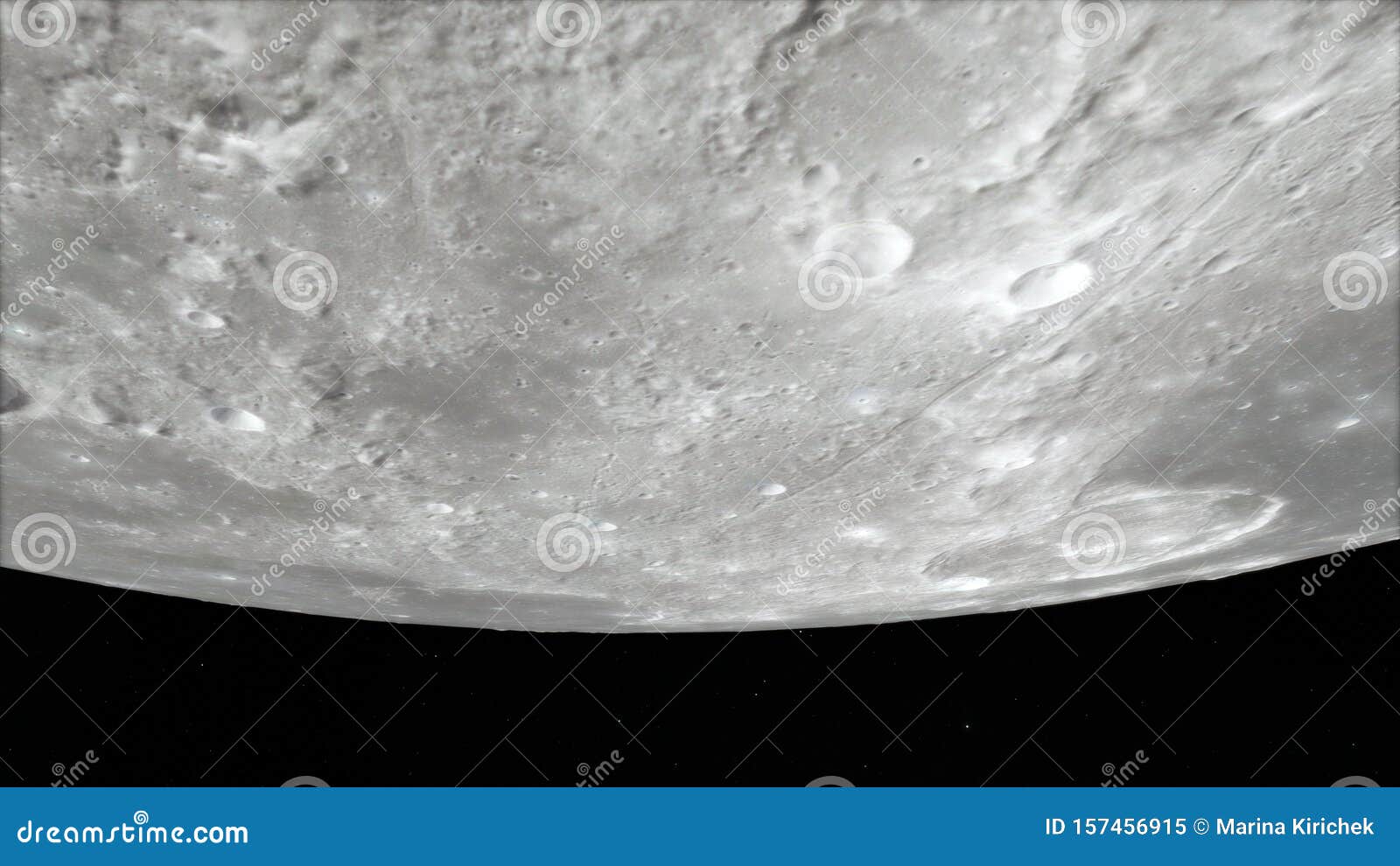 3d Render, Moon High Resolution Image, 4k in Outer Space, Surface. High ...