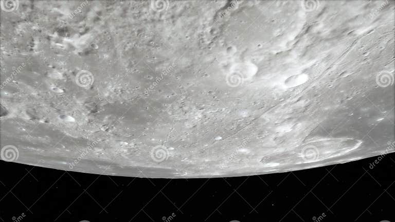 3d Render, Moon High Resolution Image, 4k in Outer Space, Surface. High ...