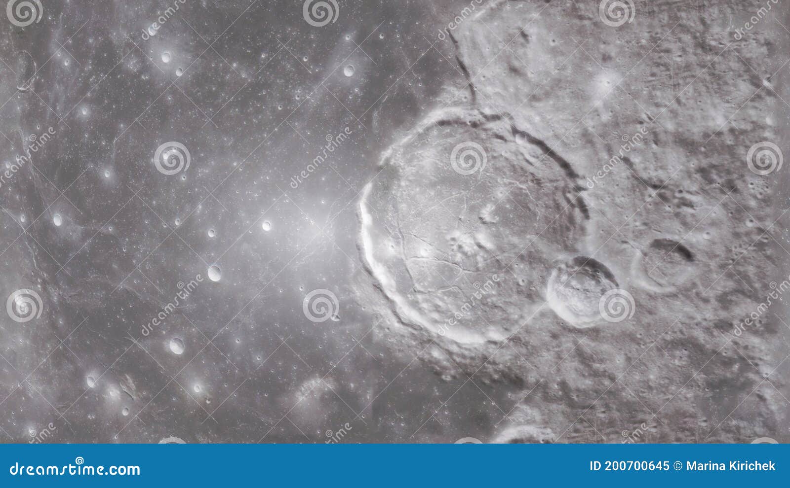 3d Render, Moon High Resolution Image, 4k in Outer Space, Surface. High ...