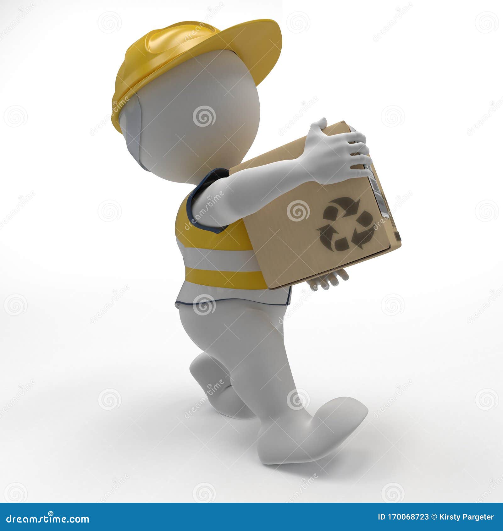 3D Morph Man Builder Carrying Boxes Stock Illustration - Illustration ... 3D Morph Man Builder Carrying Boxes Stock Illustration - Illustration ...