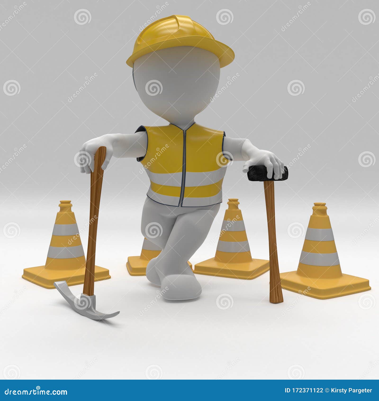 3D Morph Man Builder Carrying Boxes Royalty-Free Stock Photo ...