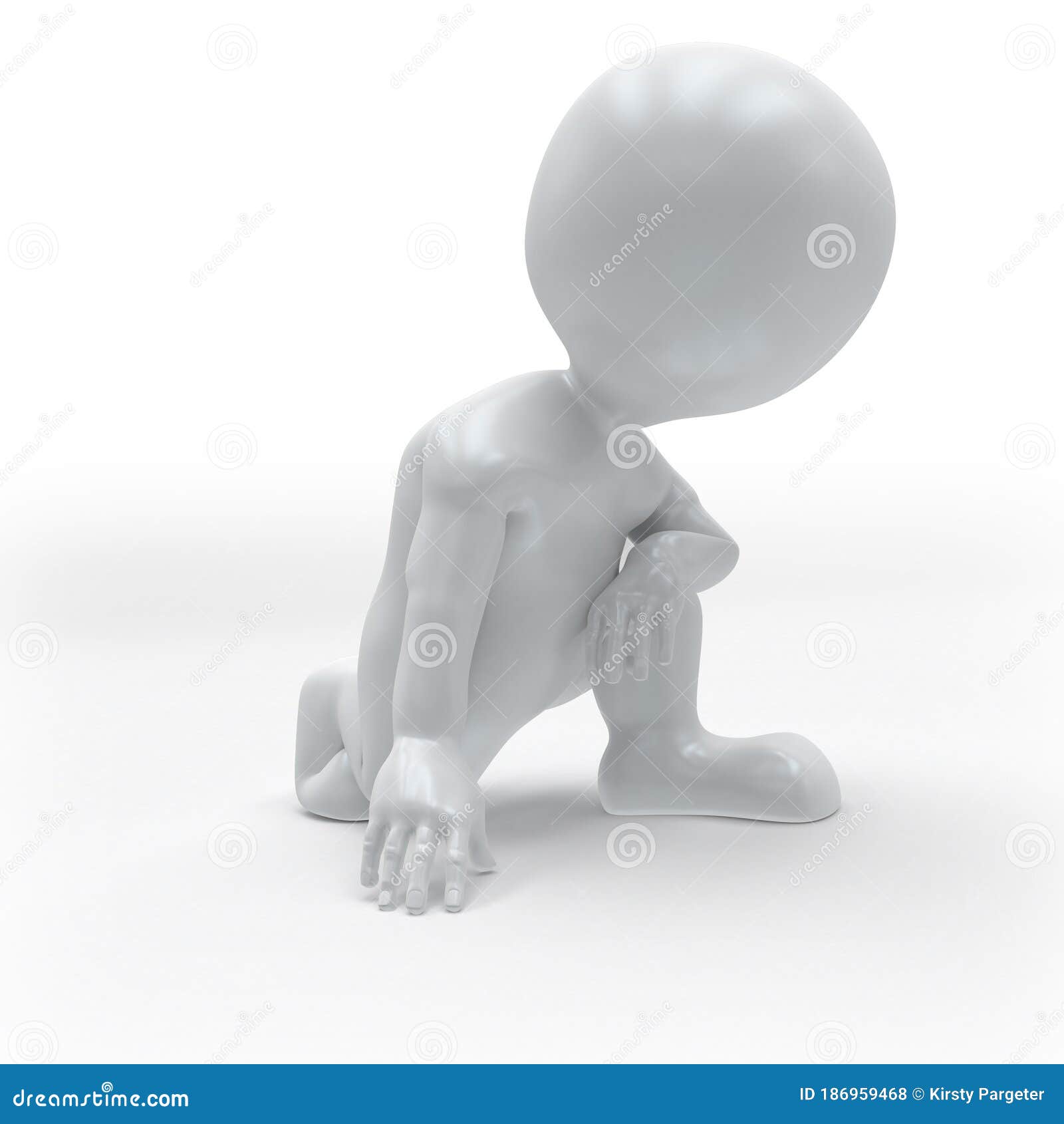 3D Morph Man Social Distancing Stock Photography | CartoonDealer.com ...