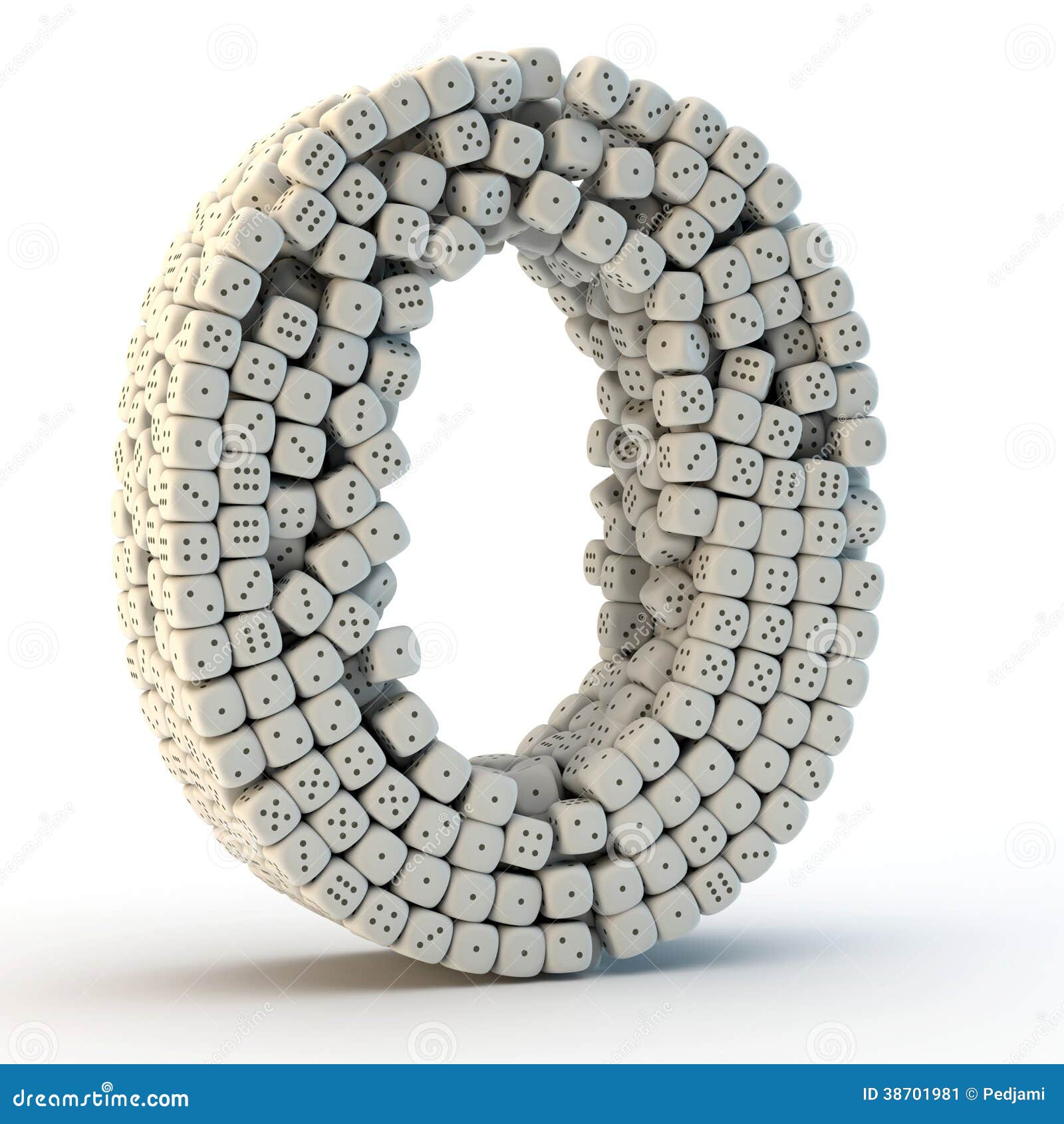 3D render number zero stock illustration. Illustration of leisure ...