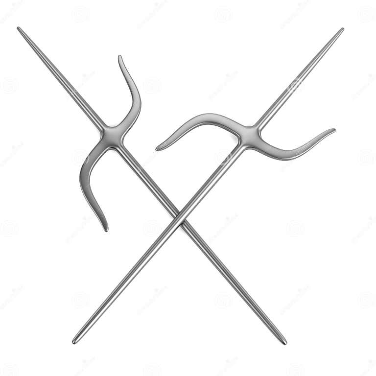 3d render of nunti stock illustration. Illustration of weapon - 39549133