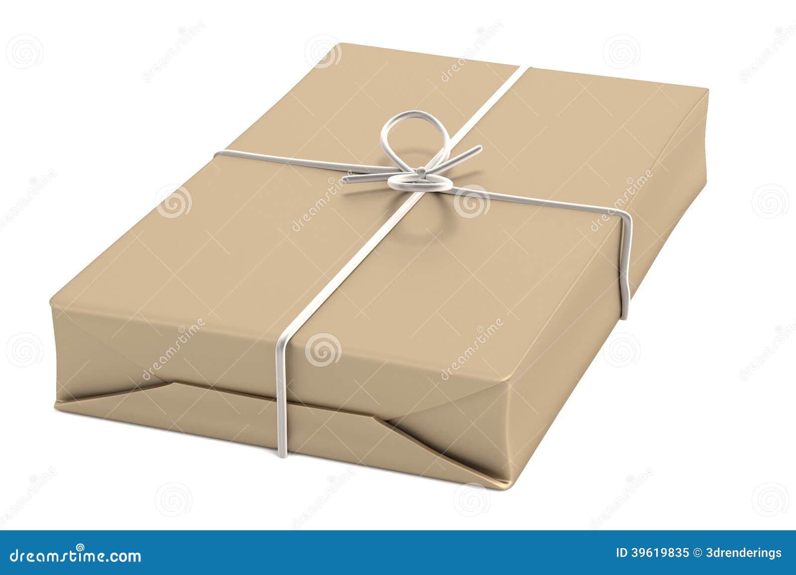 3d render of package stock illustration. Illustration of paper - 39619835