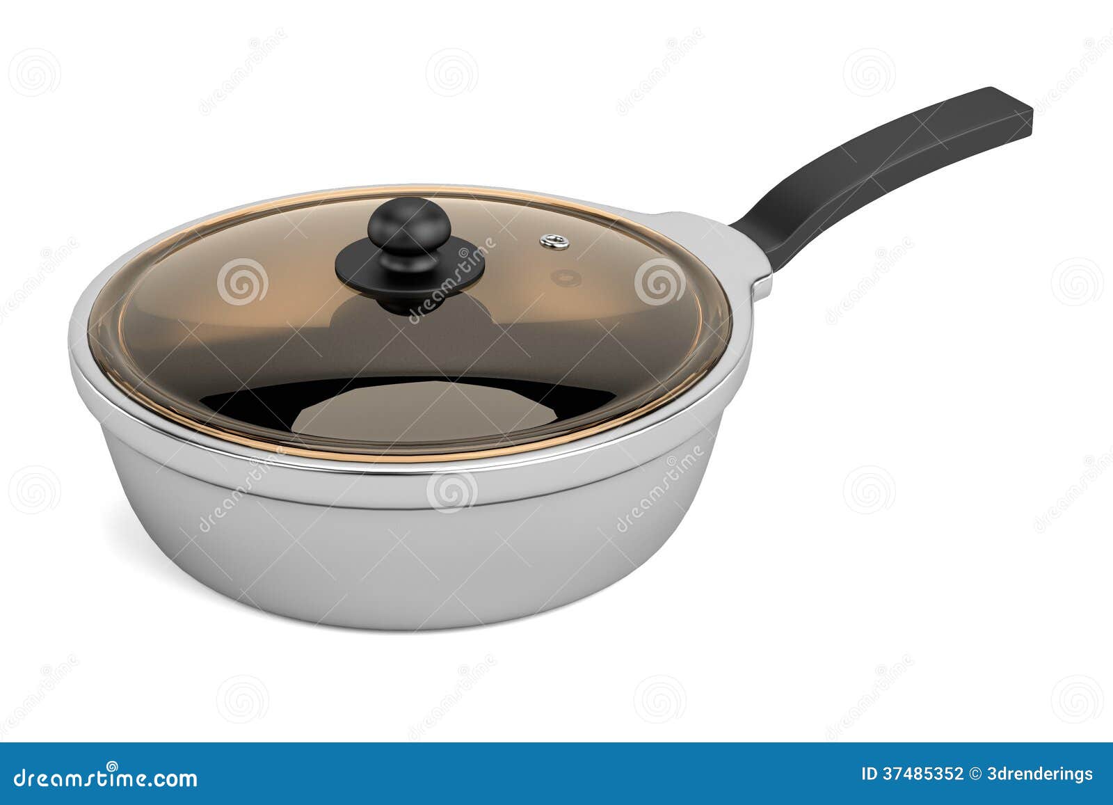 3d render of pan stock illustration. Illustration of equipment - 37485352