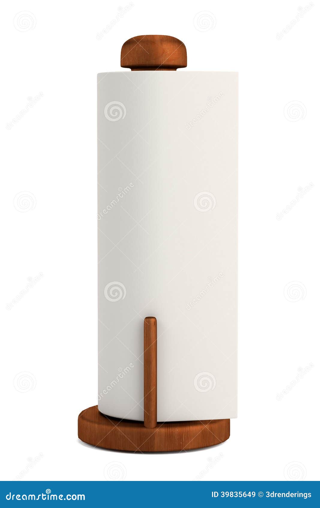 3d render of paper holder stock illustration. Illustration of holder ...