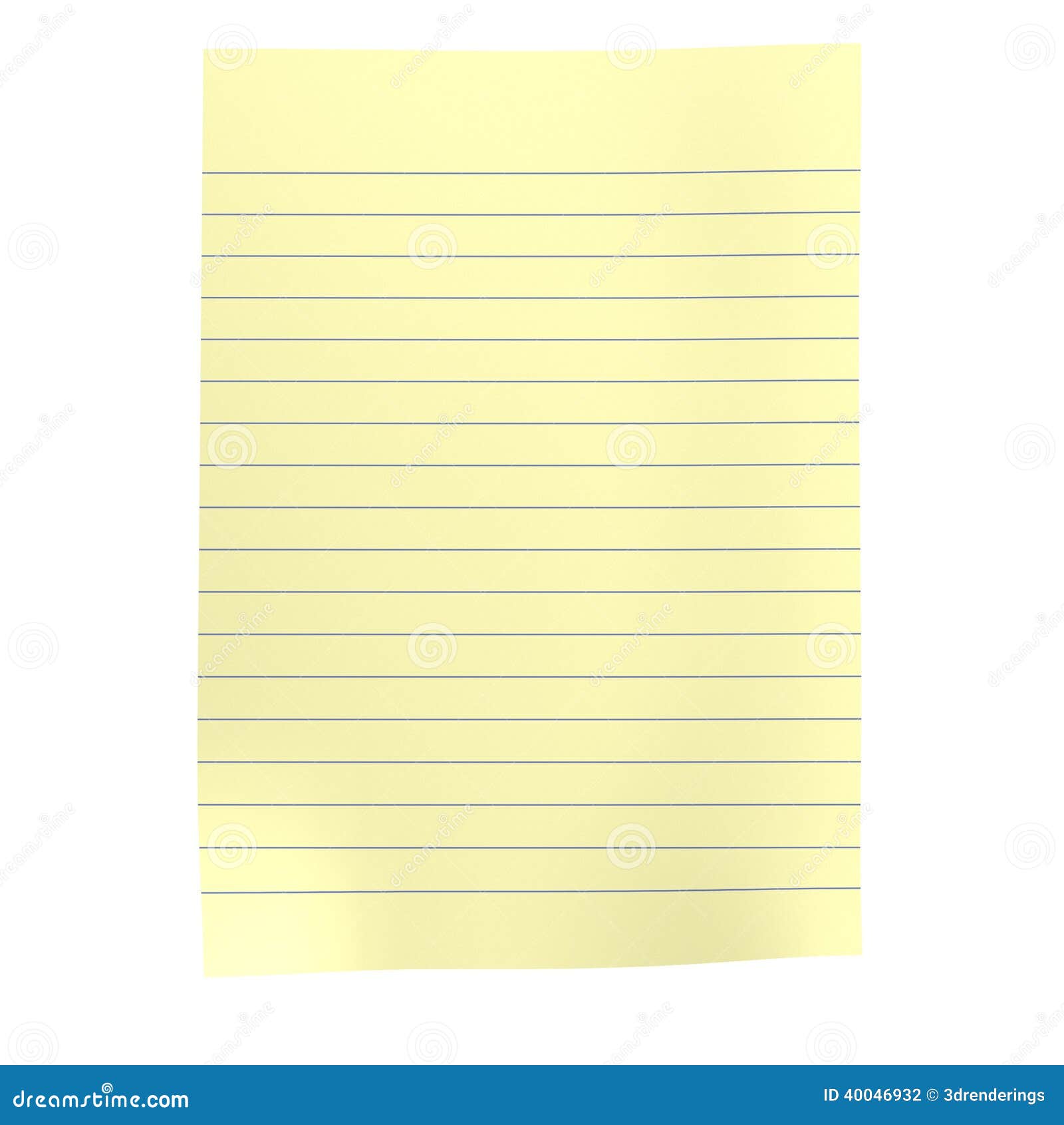 3d render of paper stock illustration. Illustration of render - 40046932