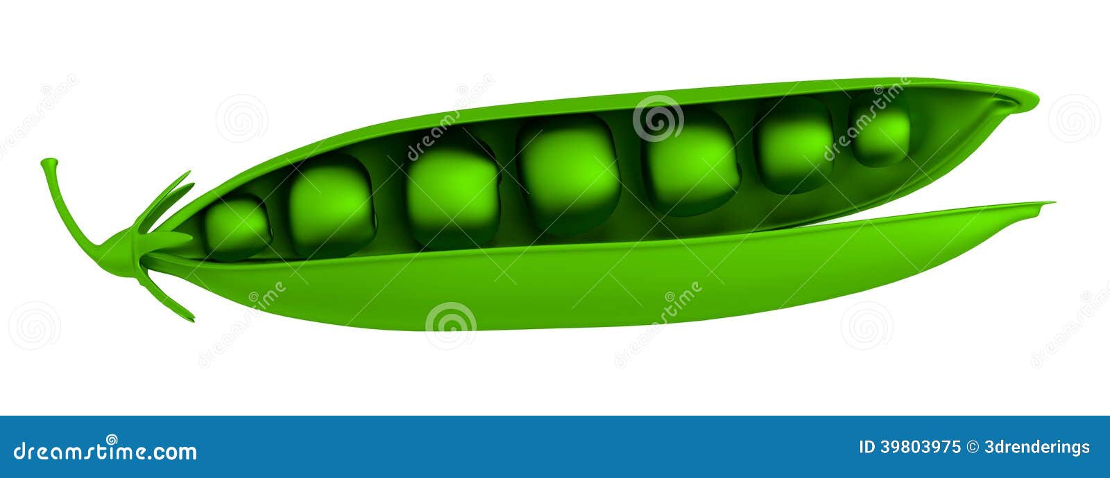 3d render of pea stock illustration. Illustration of graphics - 39803975