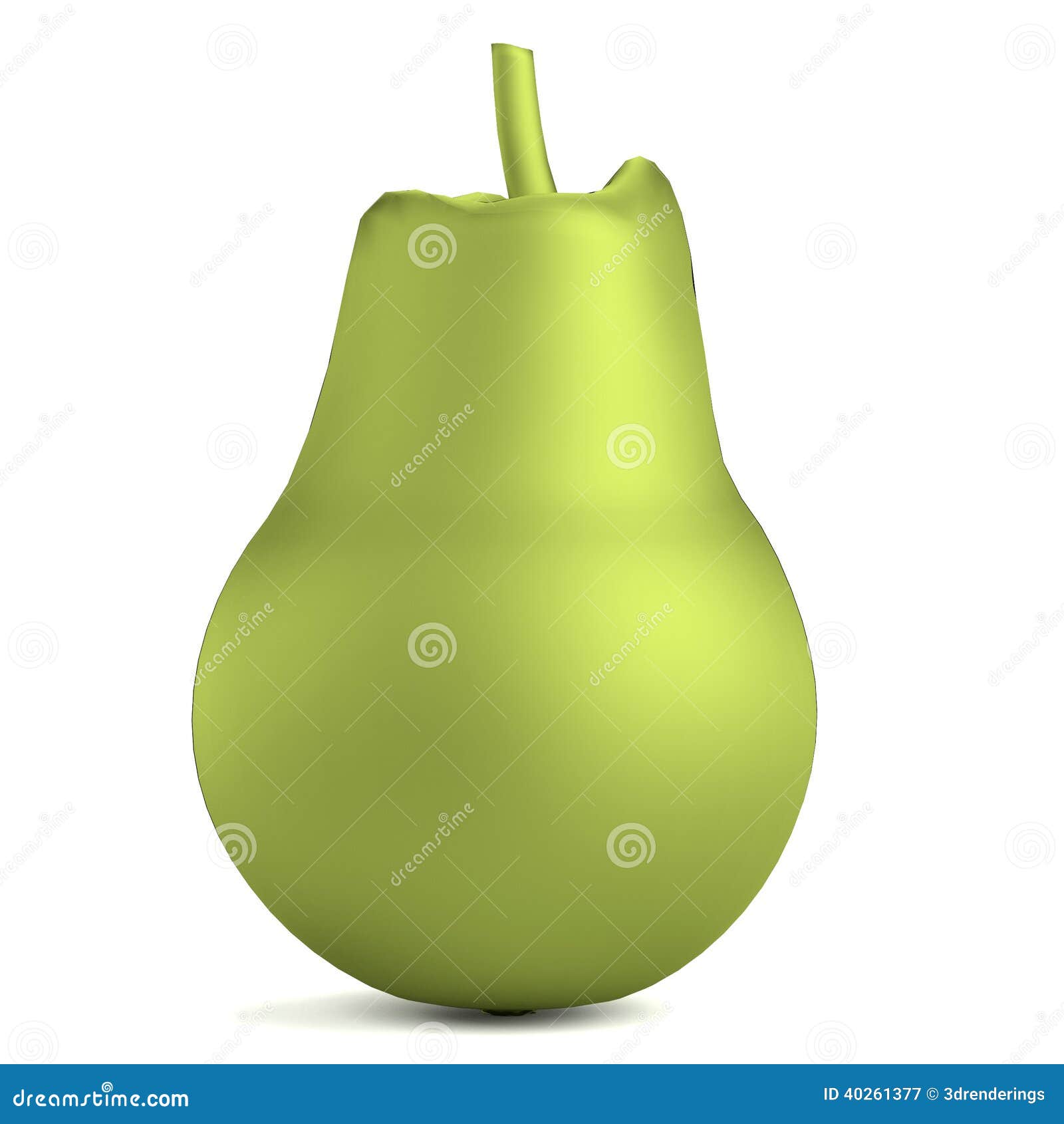3d render of pear stock illustration. Illustration of render - 40261377