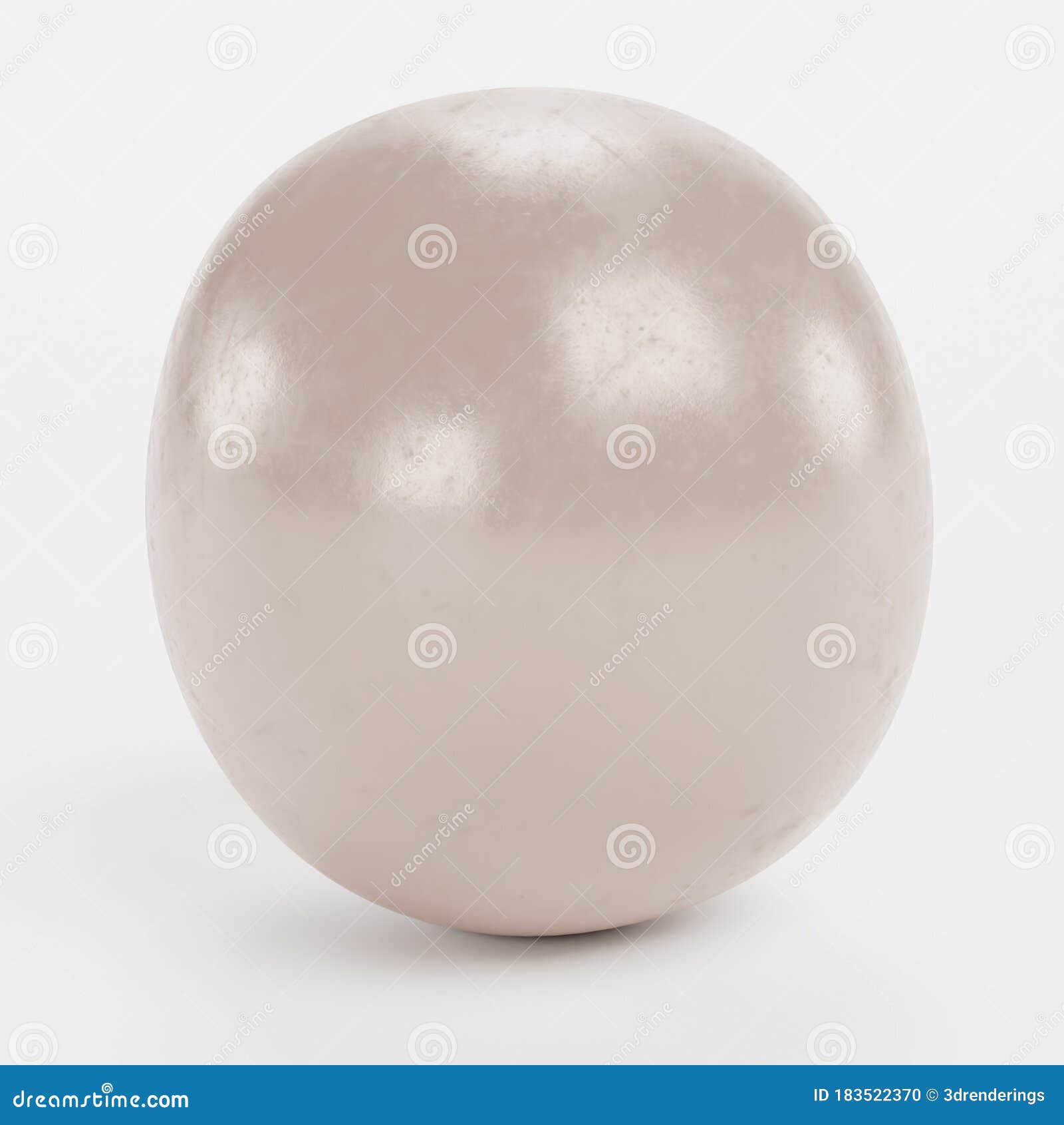 3D Render of Pearl stock illustration. Illustration of girl - 183522370
