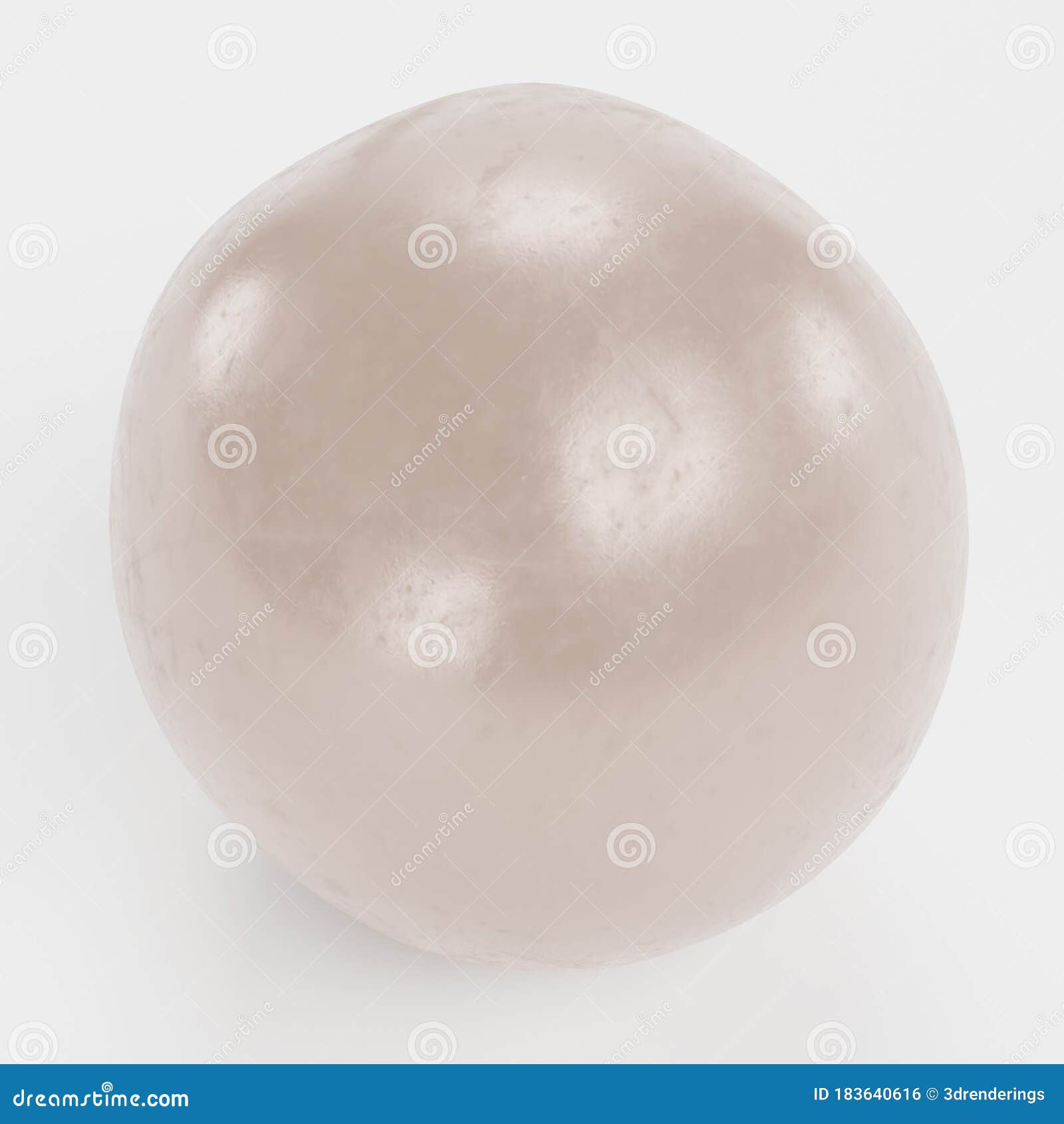 3D Render of Pearl stock illustration. Illustration of fashion - 183640616