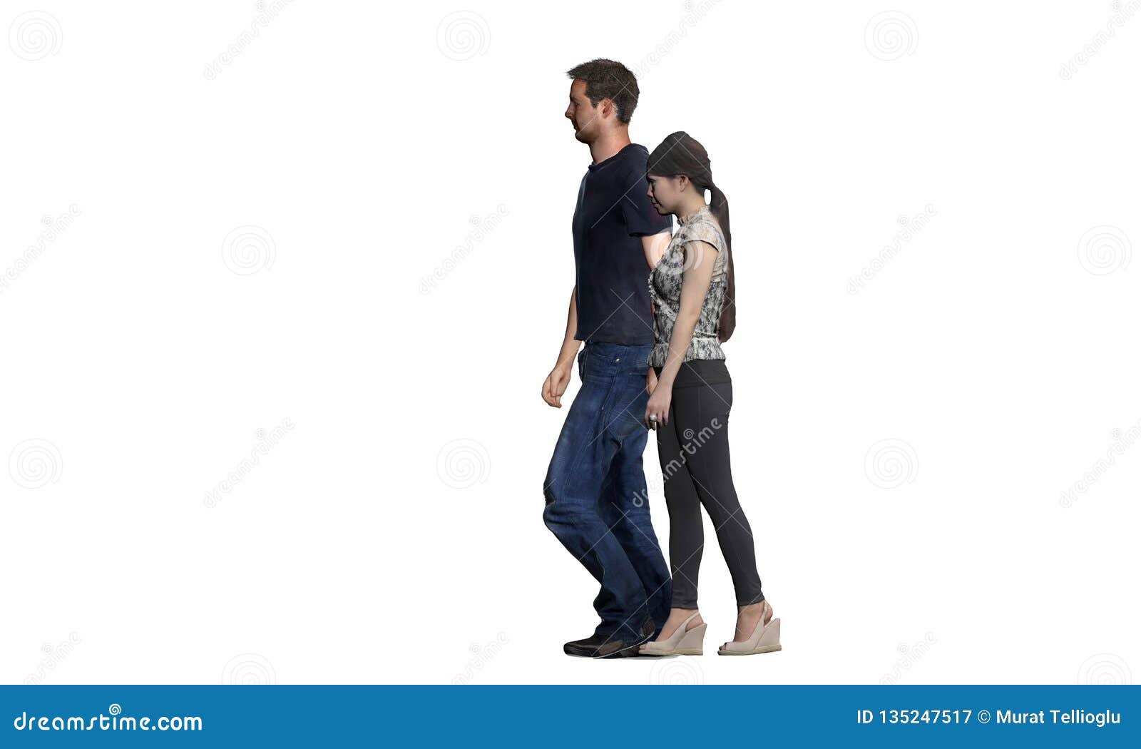 3d render of people stock illustration. Illustration of entertaining ...