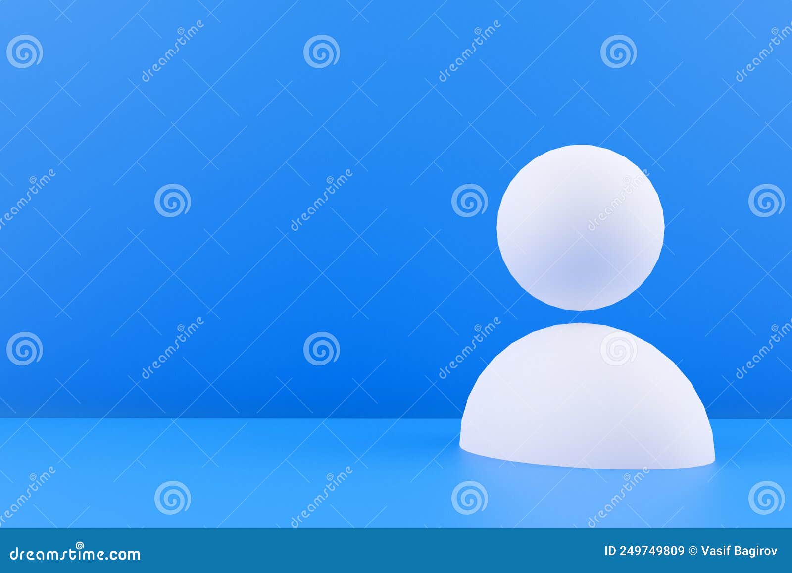 3d Render Person Symbol. 3d Rendering Person Symbol Stock Illustration ...