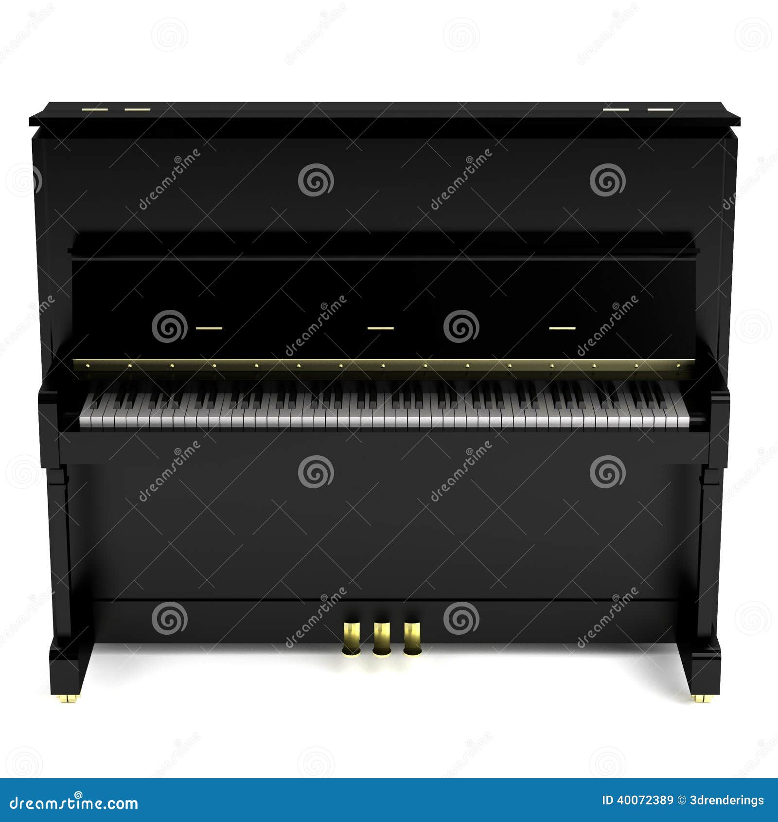 3d render of piano stock illustration. Illustration of object - 40072389