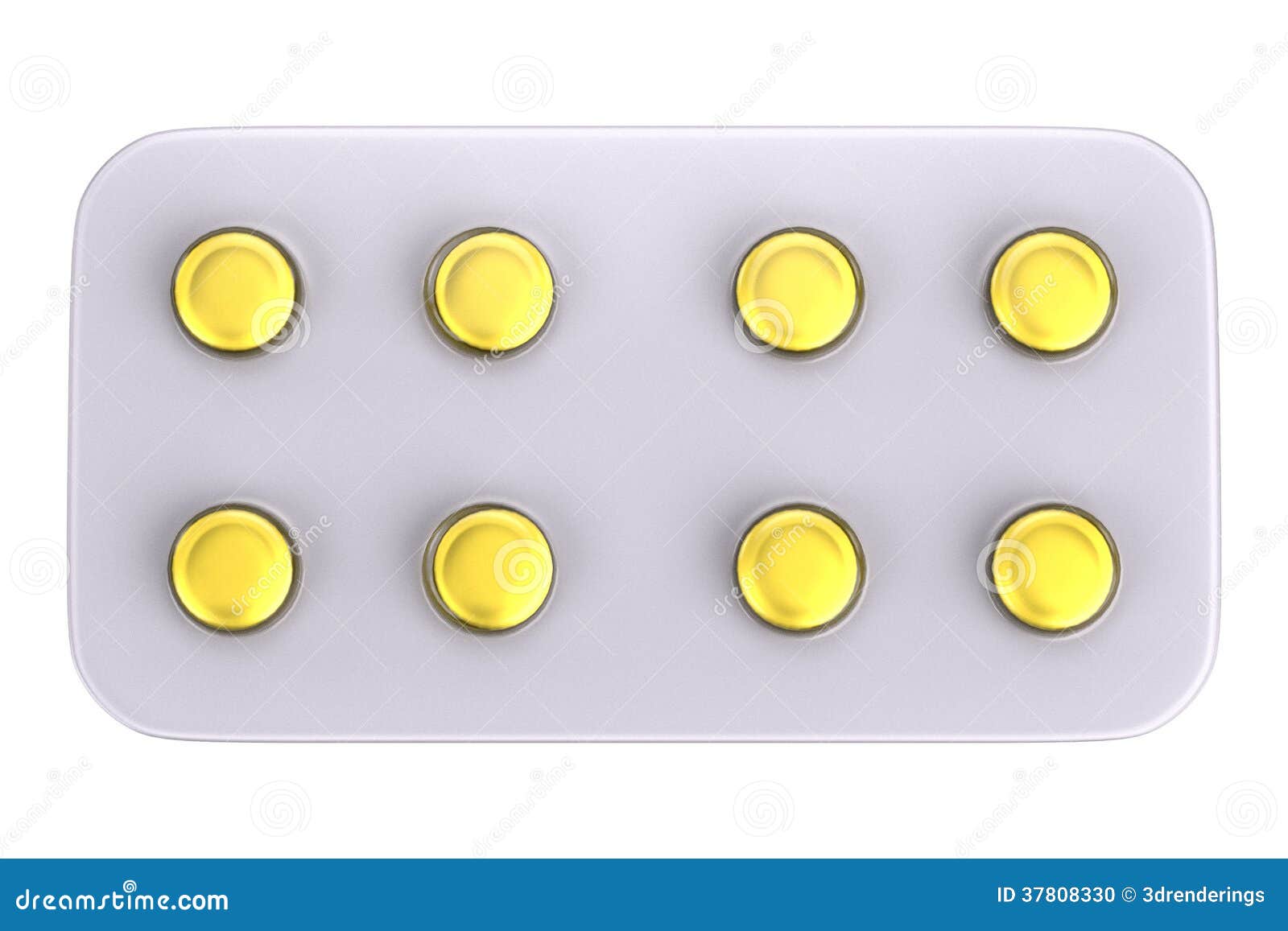 3d render of pill plate stock illustration. Illustration of graphics ...