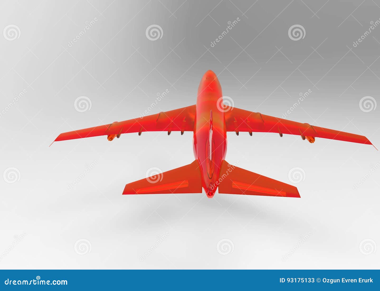 3D render plane stock illustration. Illustration of military - 93175133