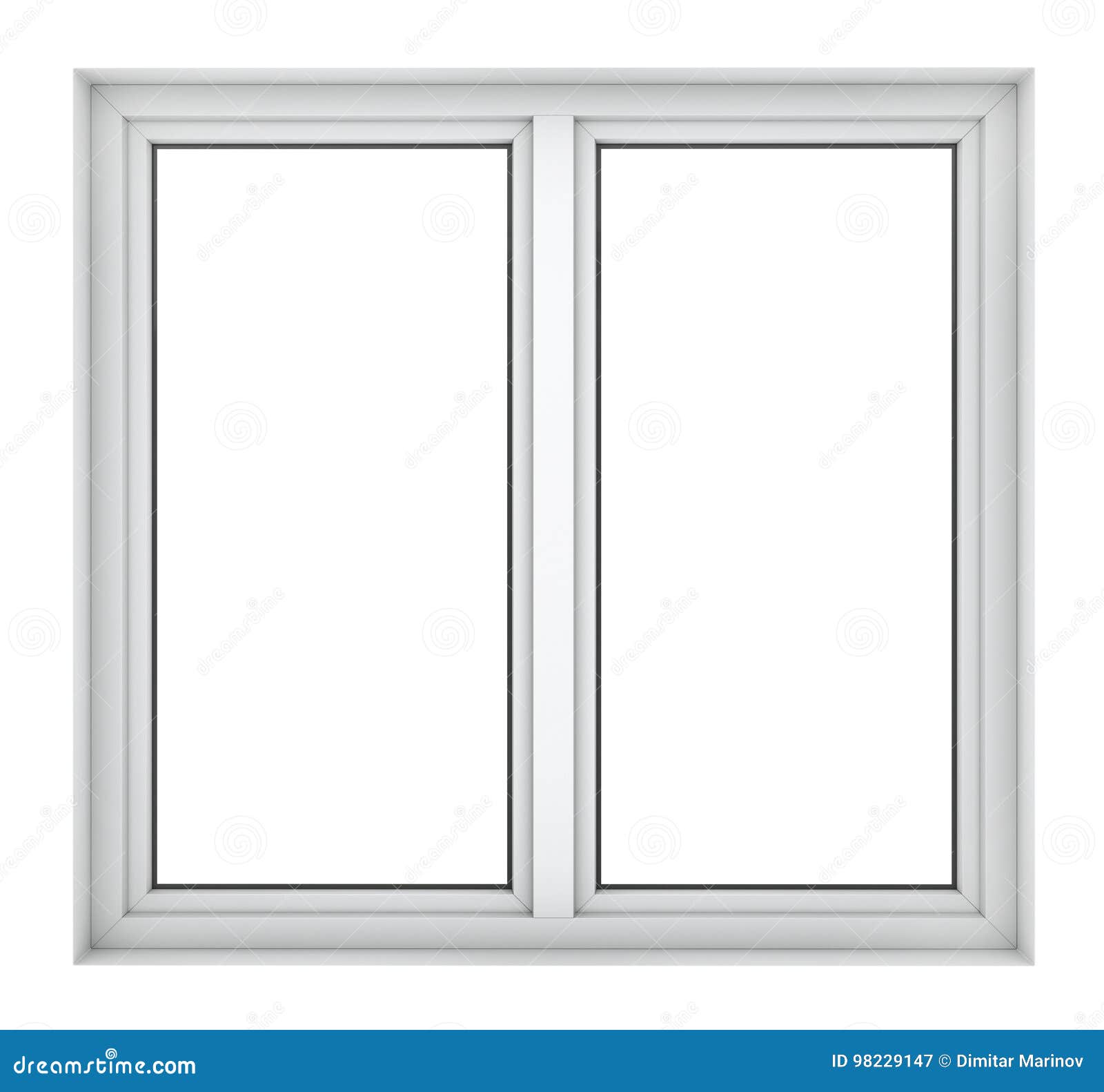 Plastic window frame stock image. Image of frame, home - 98229147