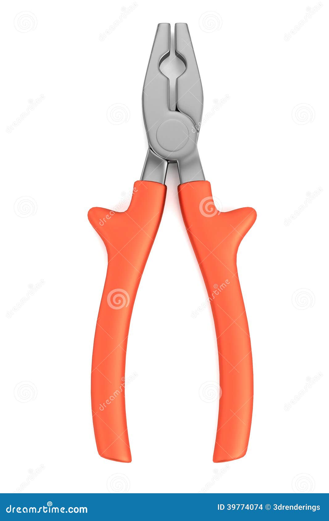 3d render of pliers stock illustration. Illustration of tool - 39774074