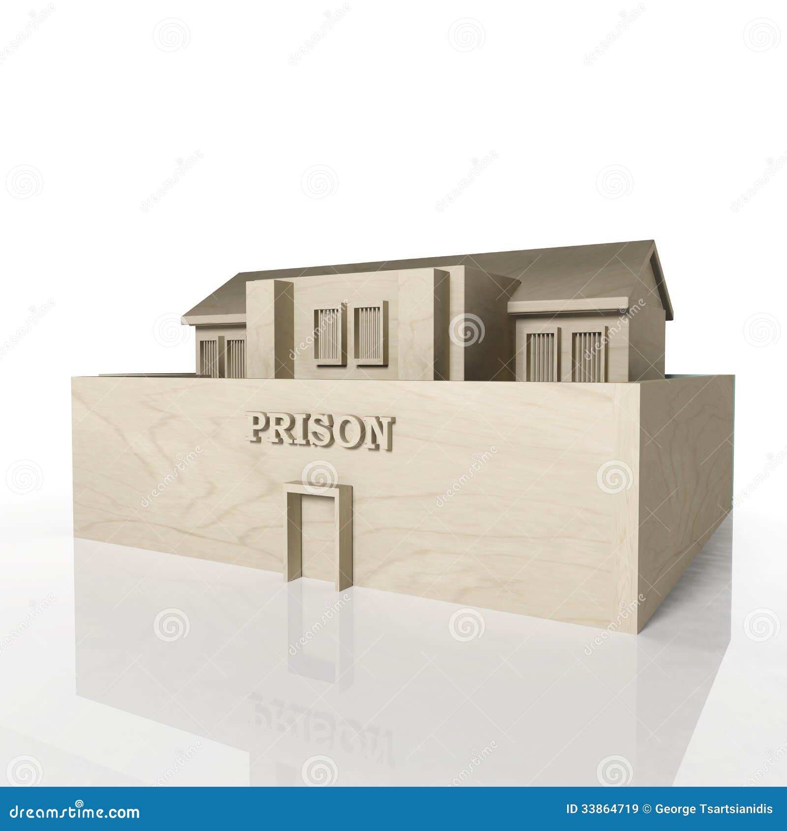 Prison Building Cross Section Interiors Vector | CartoonDealer.com ...