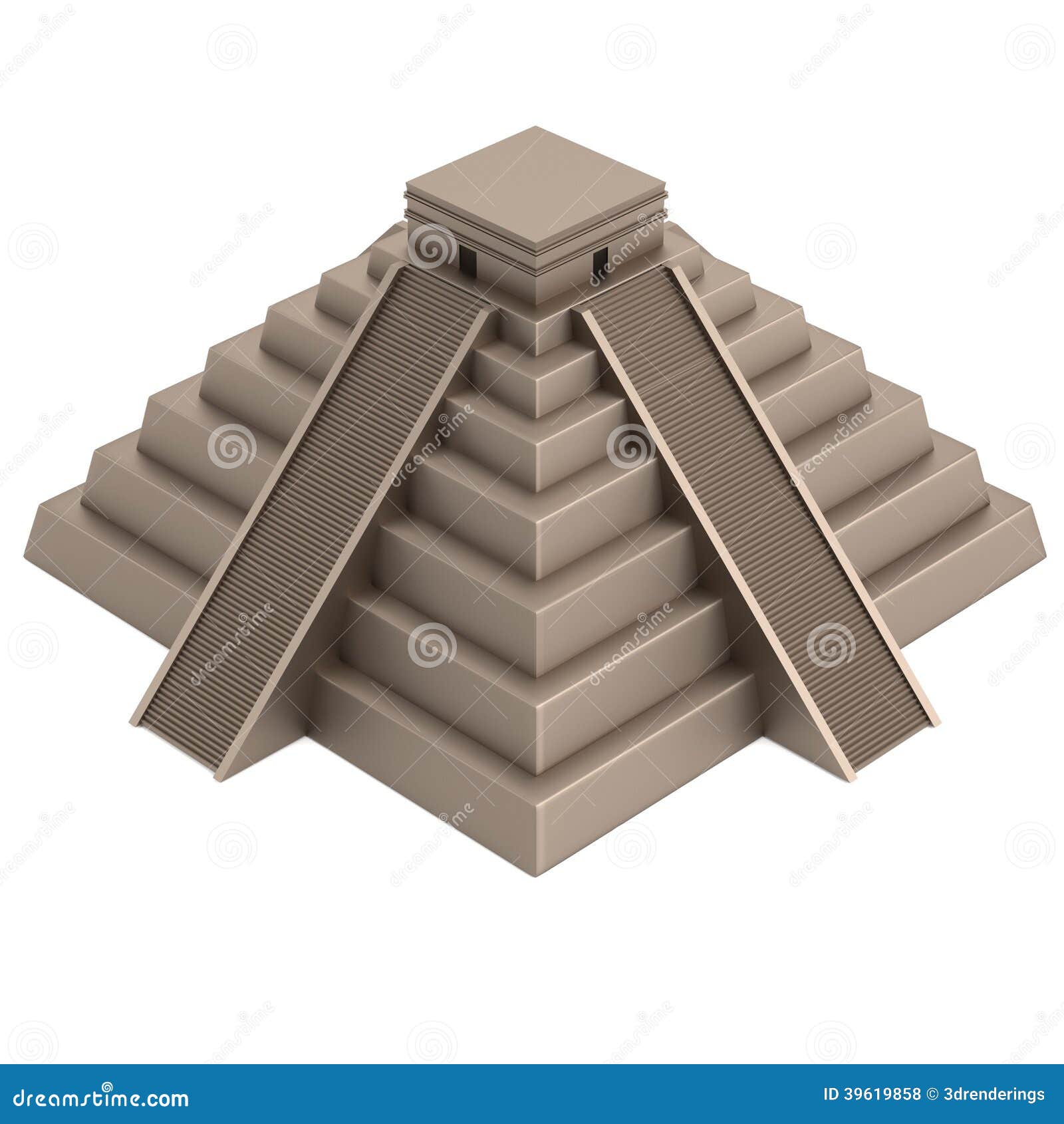 3d Render Of Pyramide Stock Image | CartoonDealer.com #38231845
