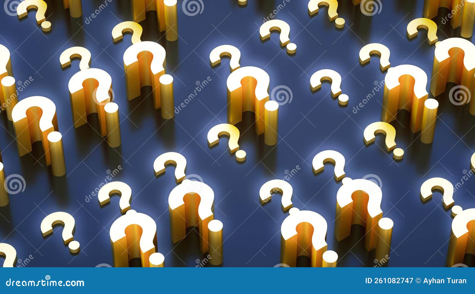 3d render question marks . stock illustration. Illustration of search ...
