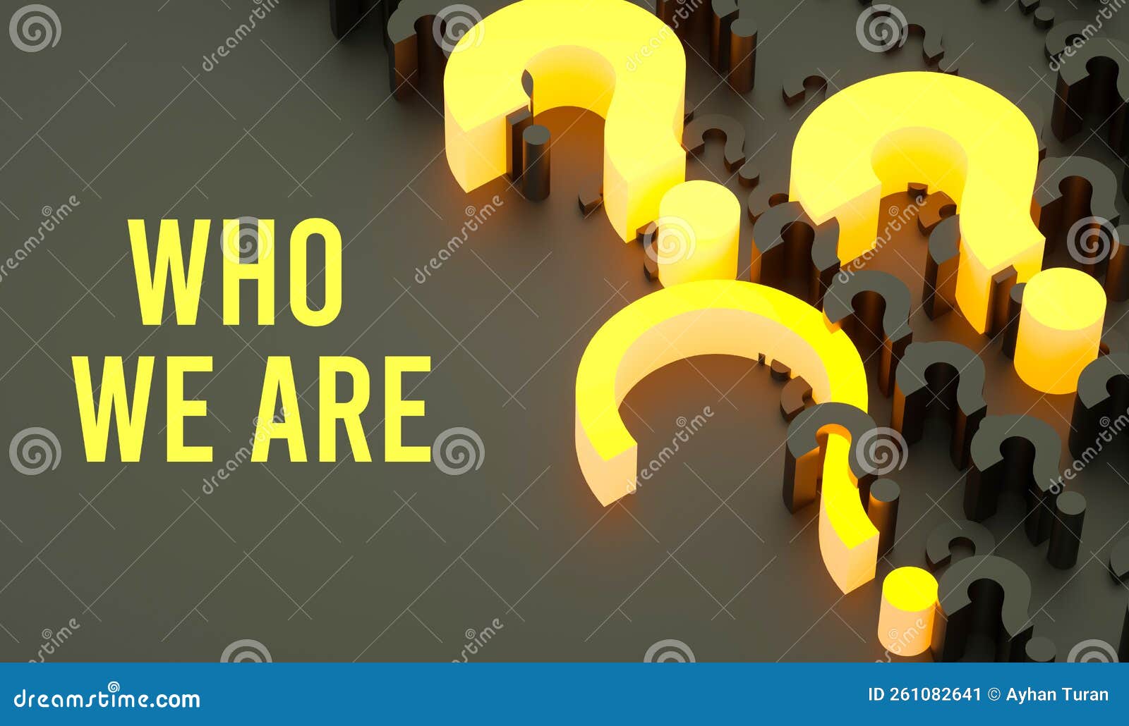 Who we are Question Marks . Stock Illustration - Illustration of sign ...