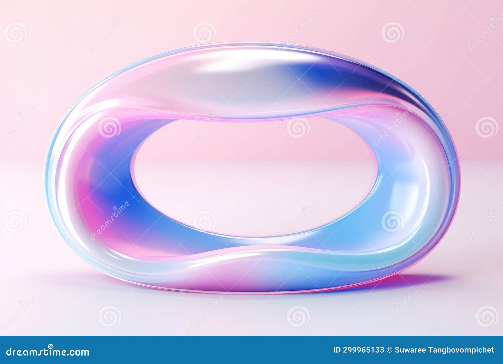 3d Render Realistic Flying Shapes in Motion Isolated on White ...