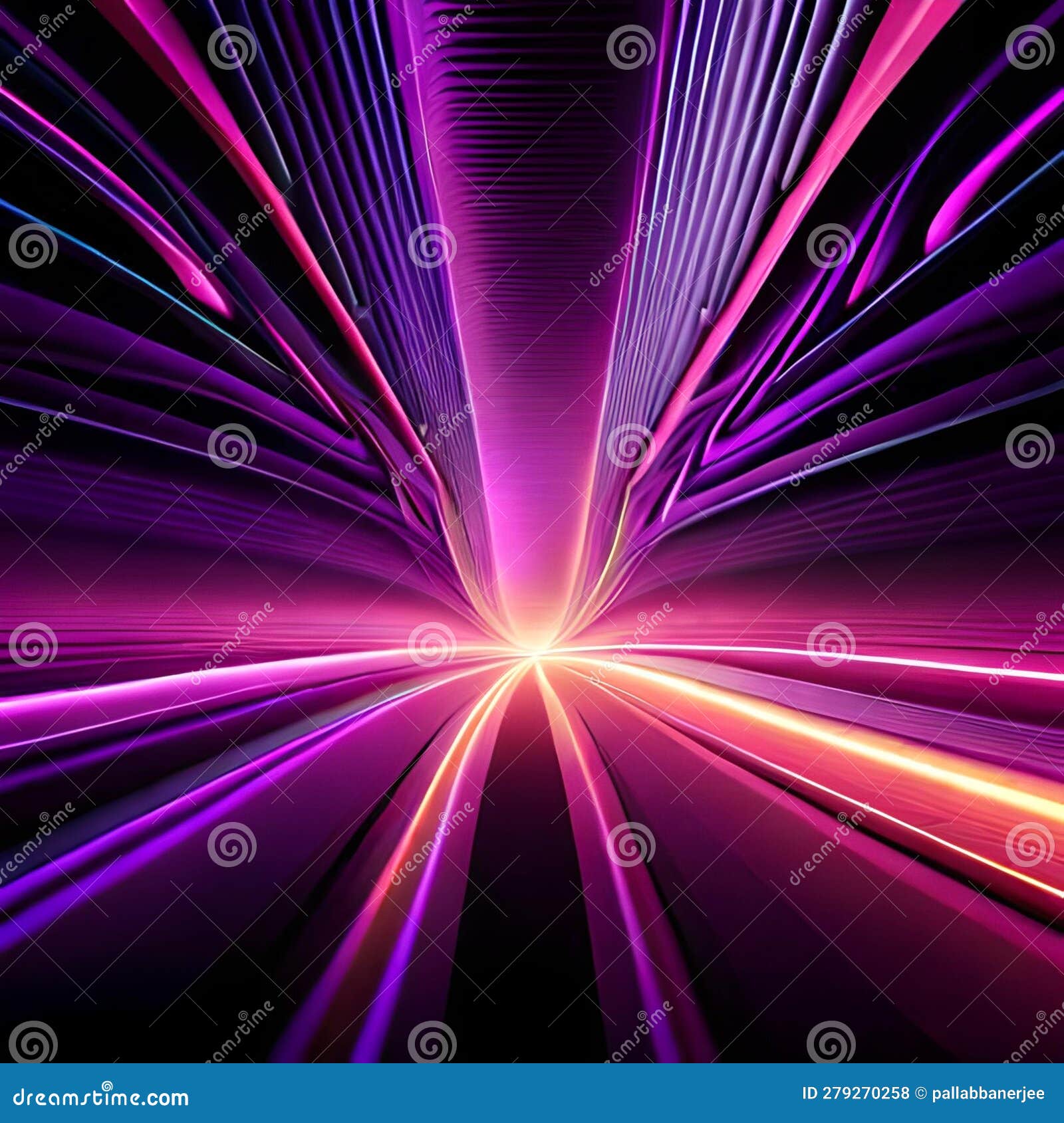 3d Render, Red Blue Wavy Neon Lines, Electronic Music Virtual Equalizer ...