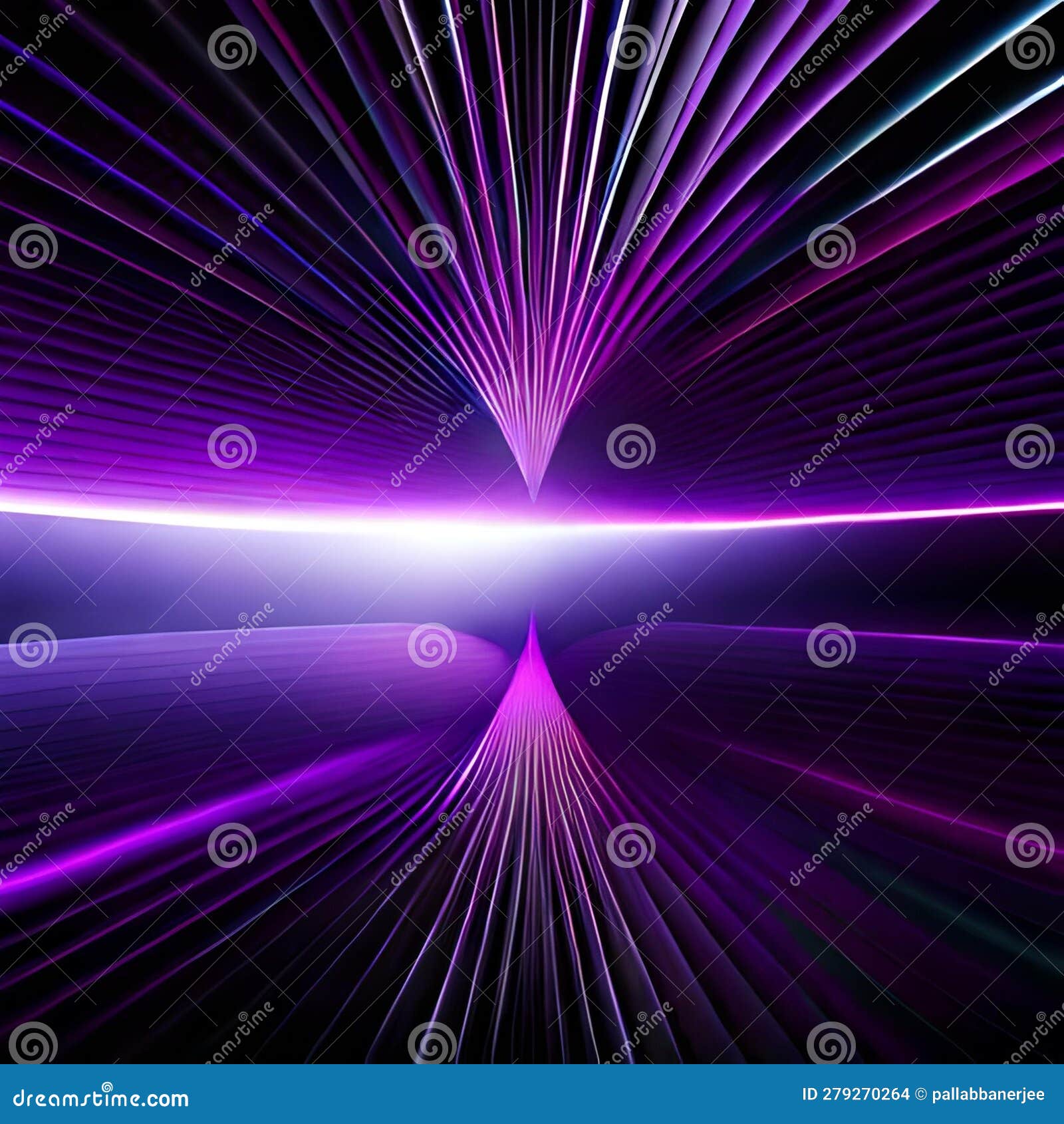 3d Render, Red Blue Wavy Neon Lines, Electronic Music Virtual Equalizer ...