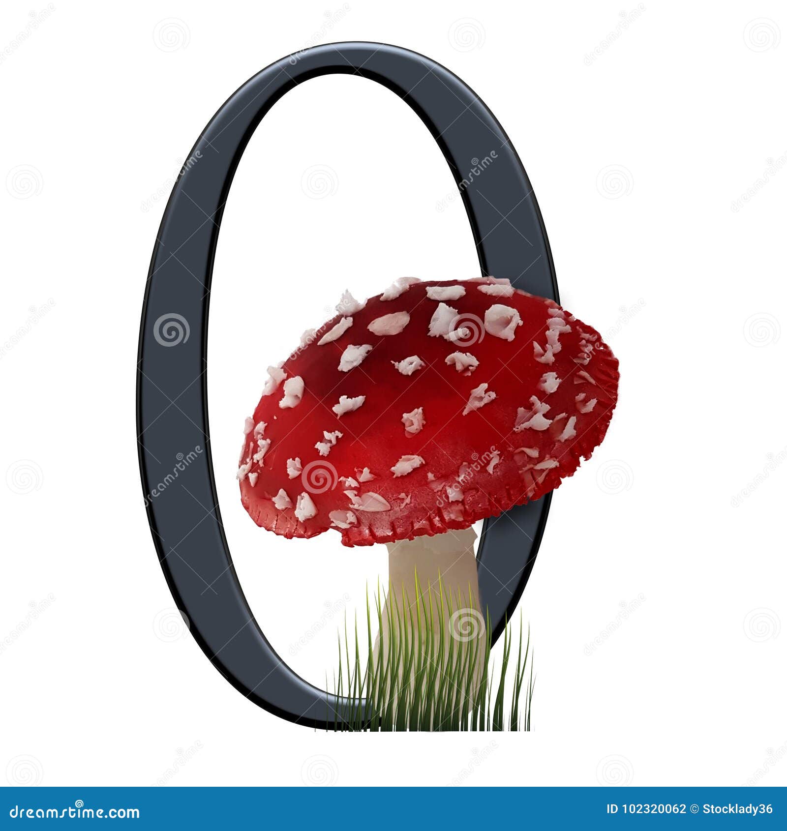 3D Render of Red Toad Number Stock Illustration - Illustration of ...