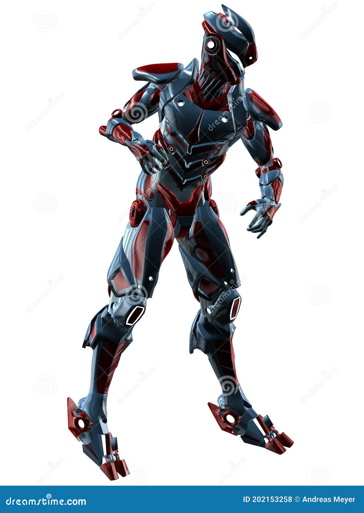 3D render of a robot stock illustration. Illustration of body - 202153258