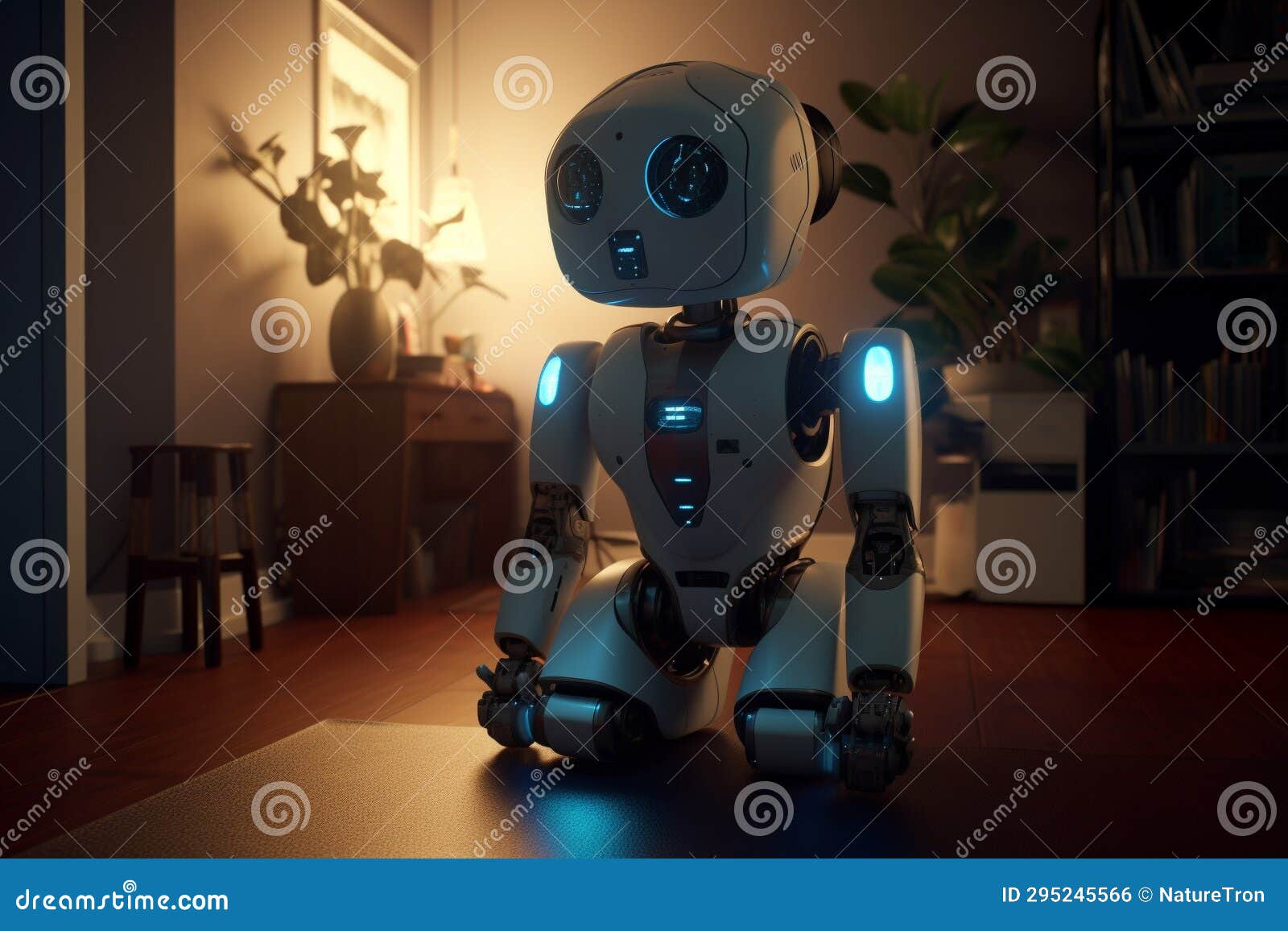 3d Render of a Robot in the Studio 3d Render of a Robot Robot with ...