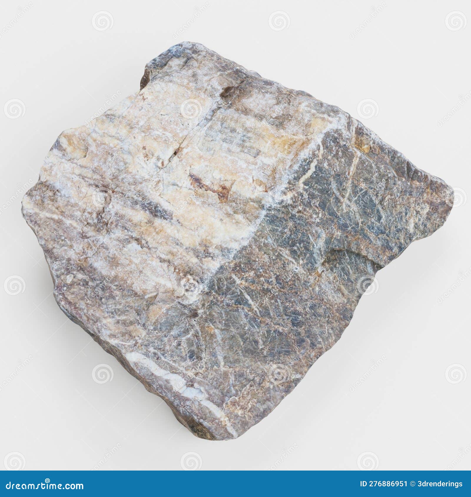 3D Render of Rock stock illustration. Illustration of nature - 276886951