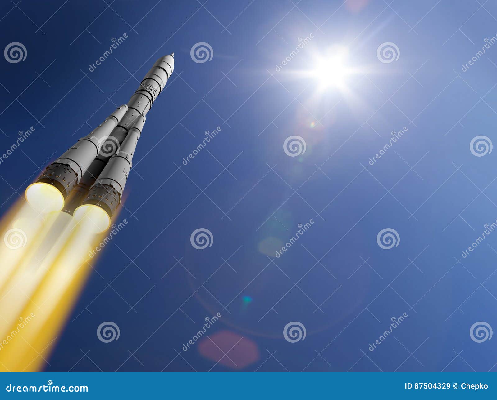 3d render rocket stock image. Image of mars, proton, orbiting - 87504329